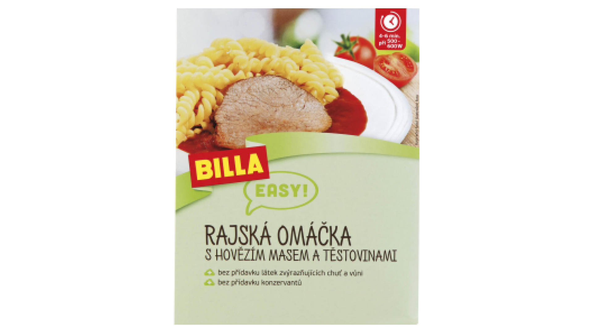 Rajská omáčka s těstovinami Easy Billa levně | Kupi.cz
