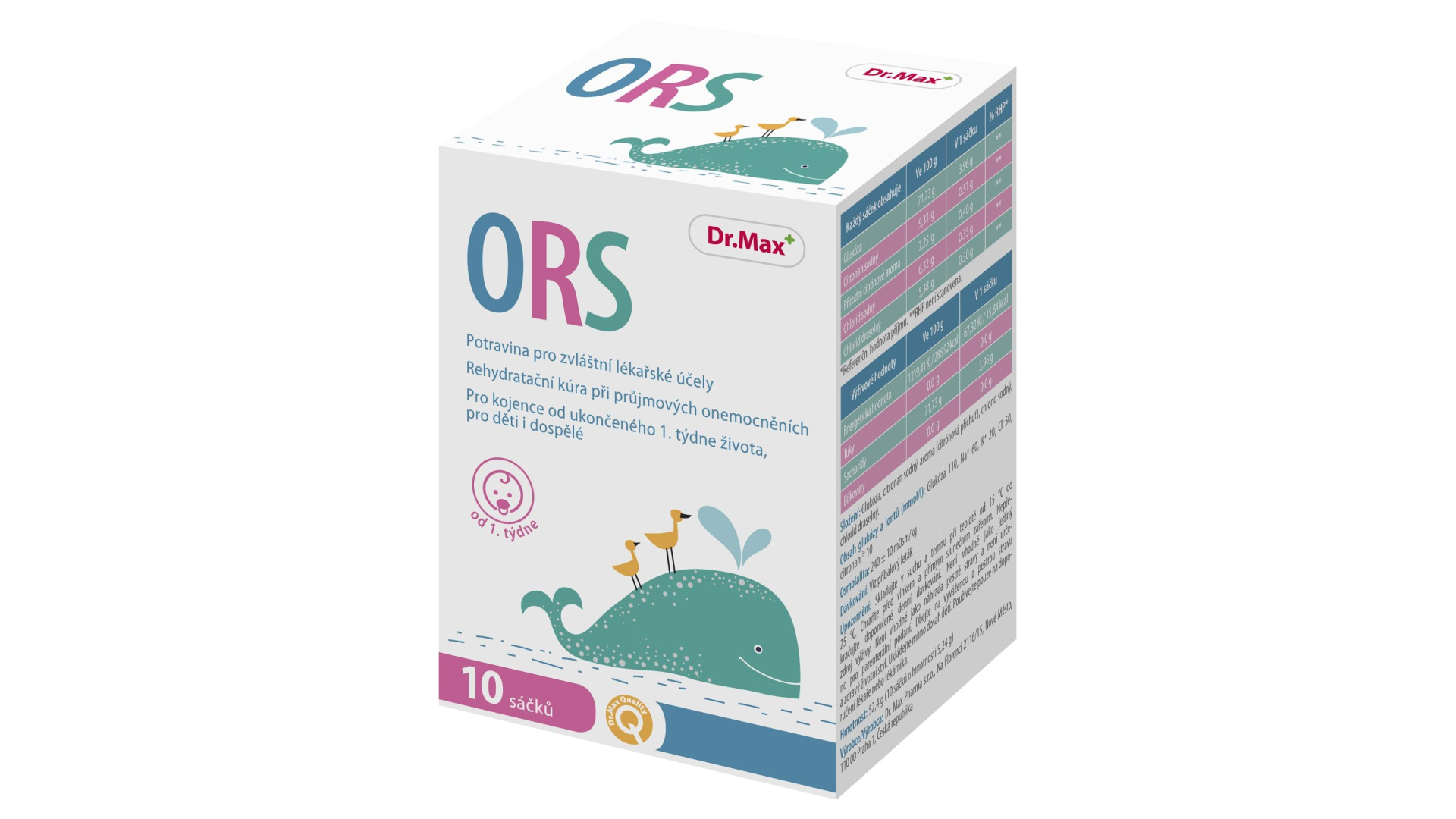Rehydratační kúra ORS Dr.Max levně | Kupi.cz