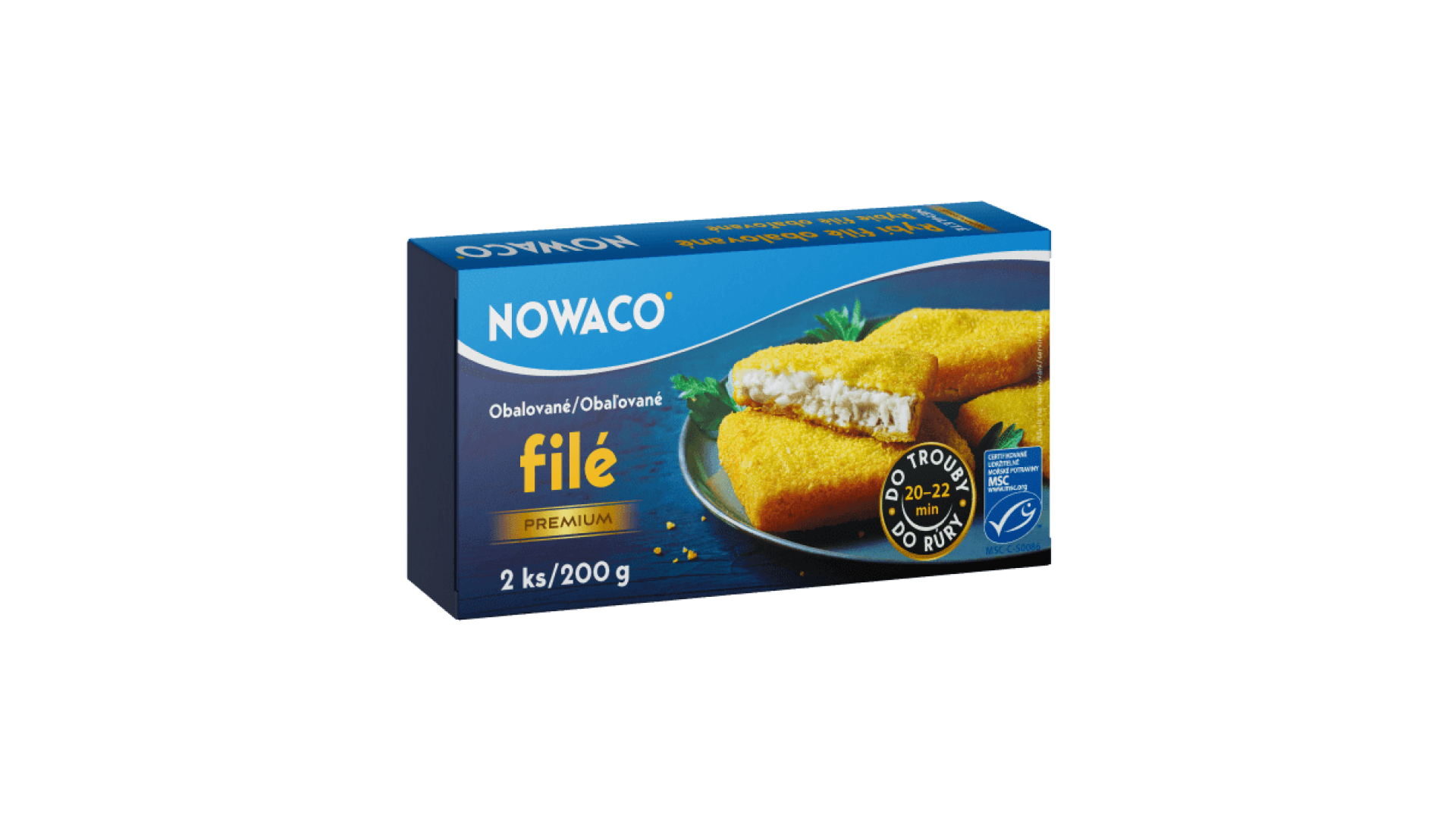 Rybí filé obalované mražené Premium Nowaco levně | Kupi.cz
