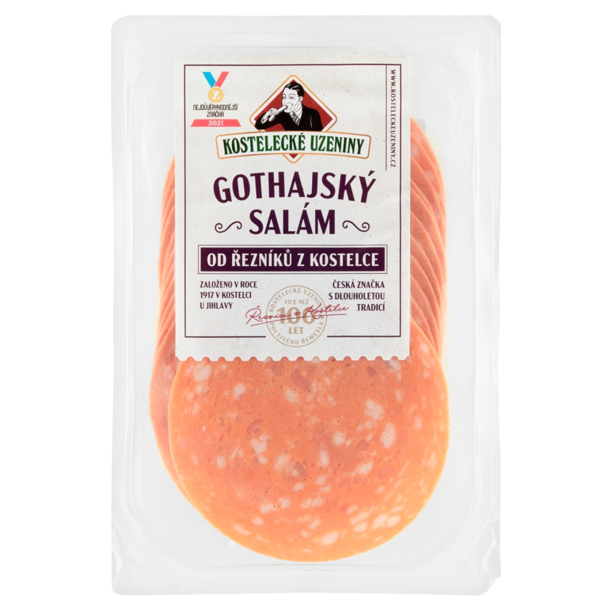 Salám kostelecký Gothaj Kostelecké uzeniny levně | Kupi.cz