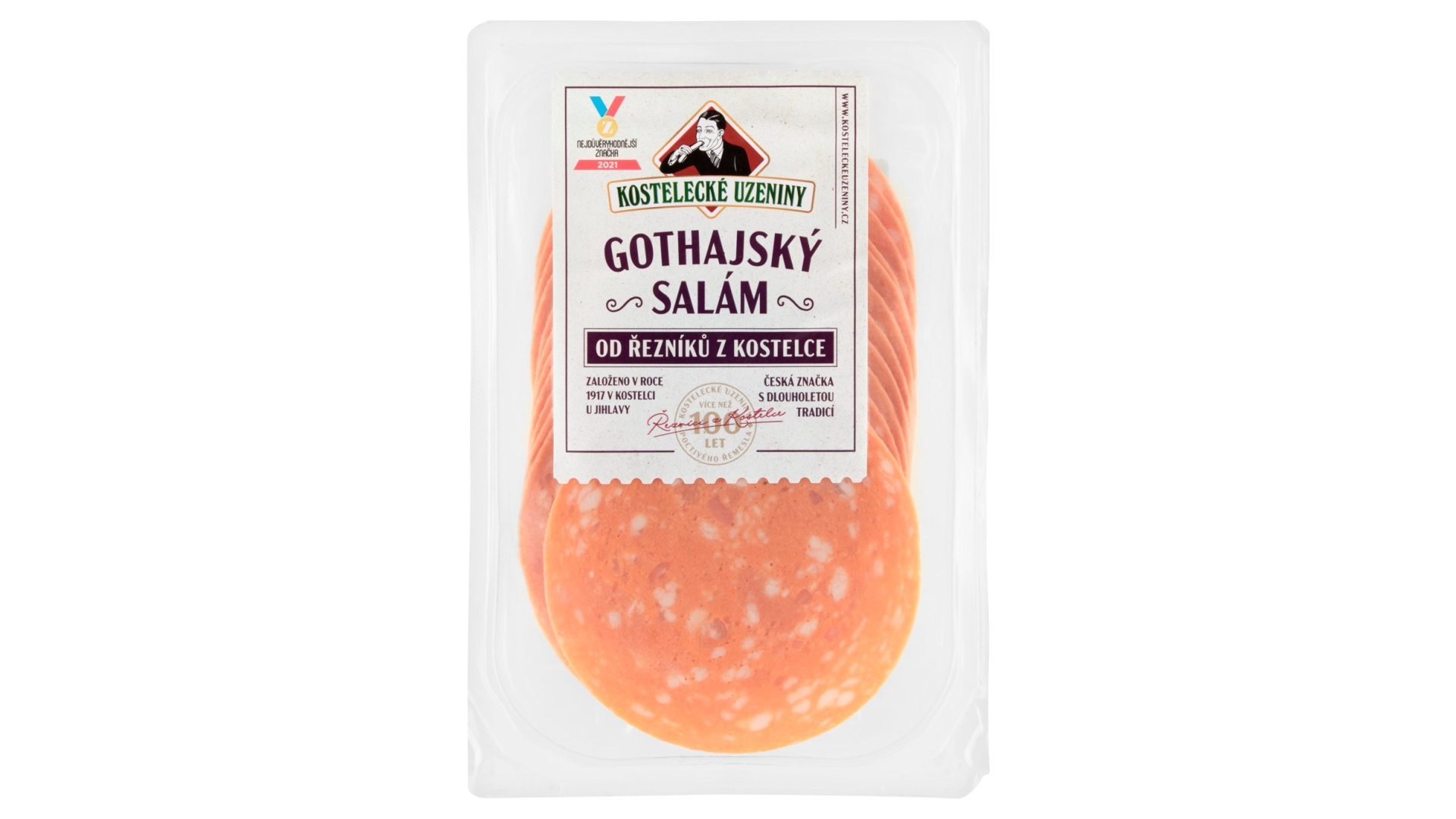 Salám kostelecký Gothaj Kostelecké uzeniny levně | Kupi.cz