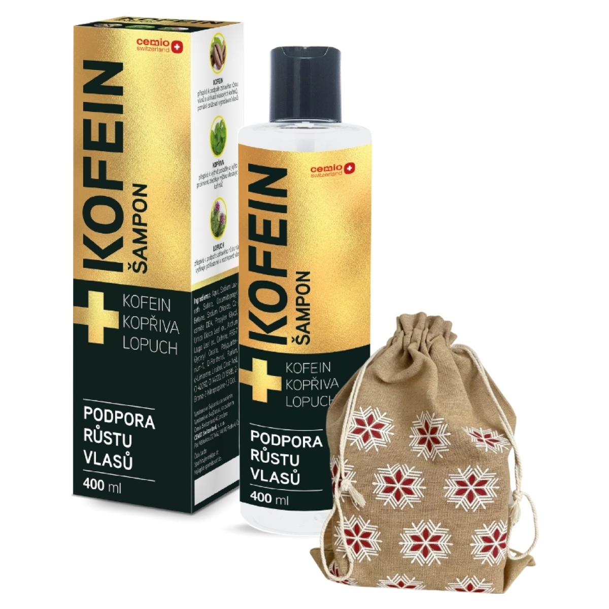 Šampon kofeinový Cemio, Cemio Switzerland levně | Kupi.cz