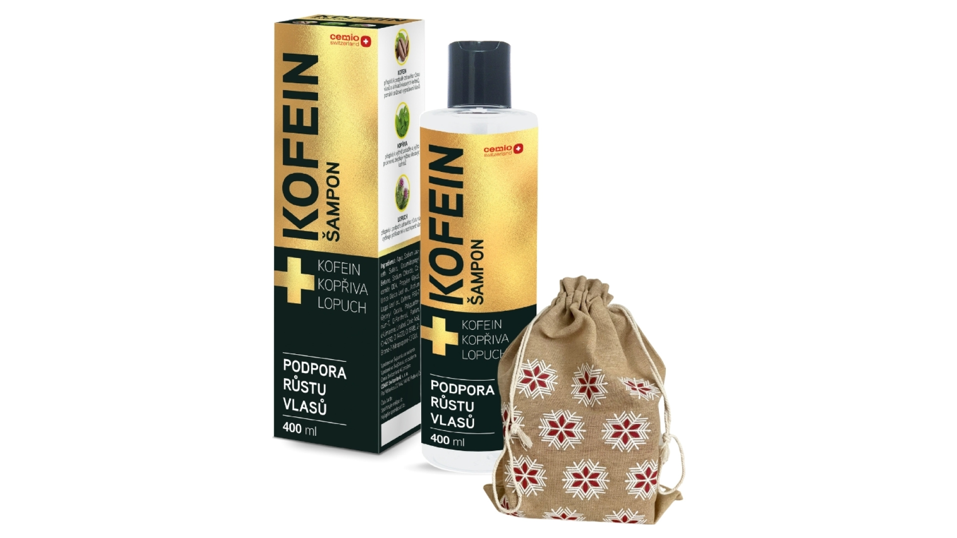 Šampon kofeinový Cemio, Cemio Switzerland levně | Kupi.cz