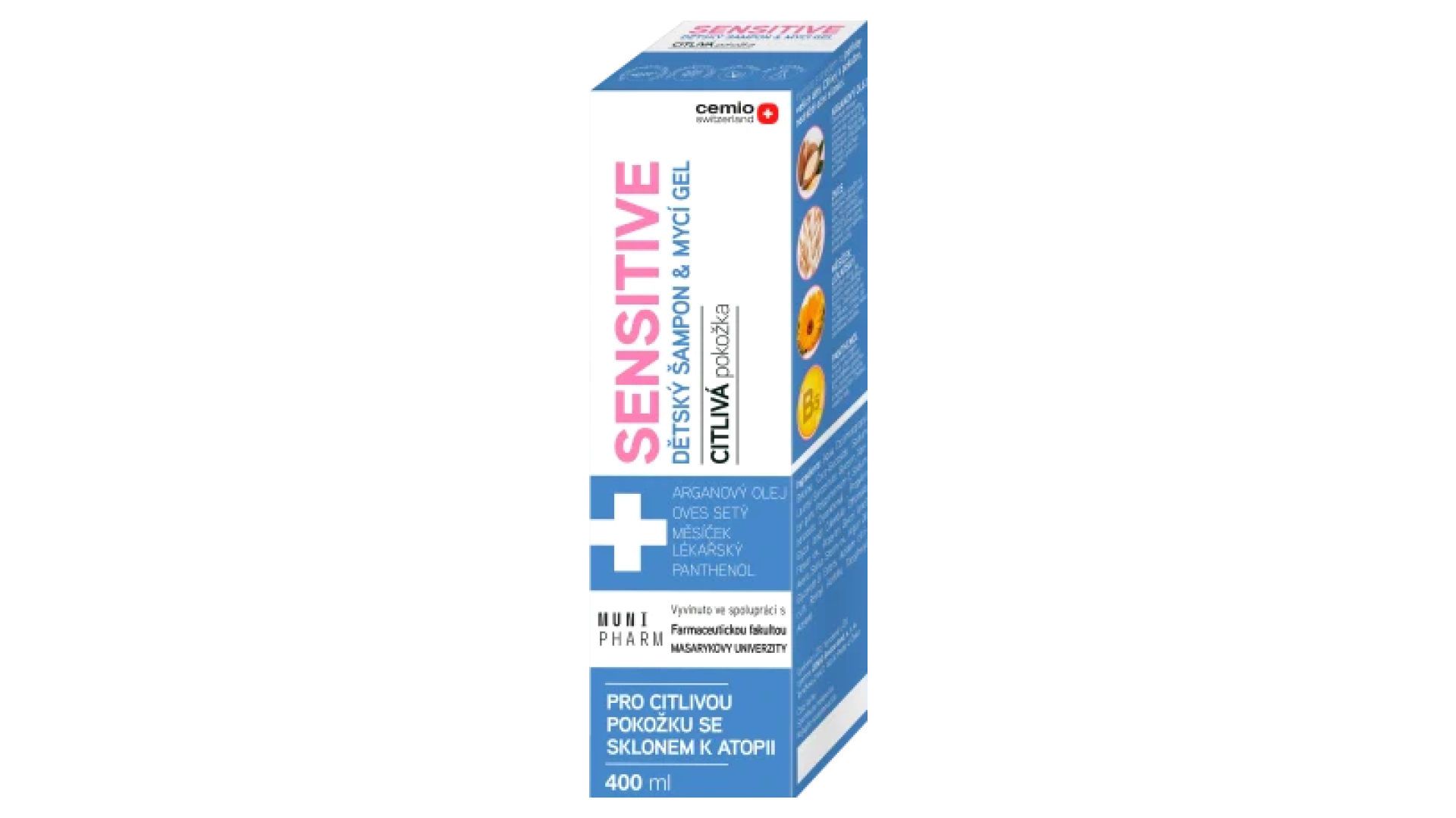 Šampon a mycí gel Sensitive dětský Cemio, Cemio Switzerland levně | Kupi.cz