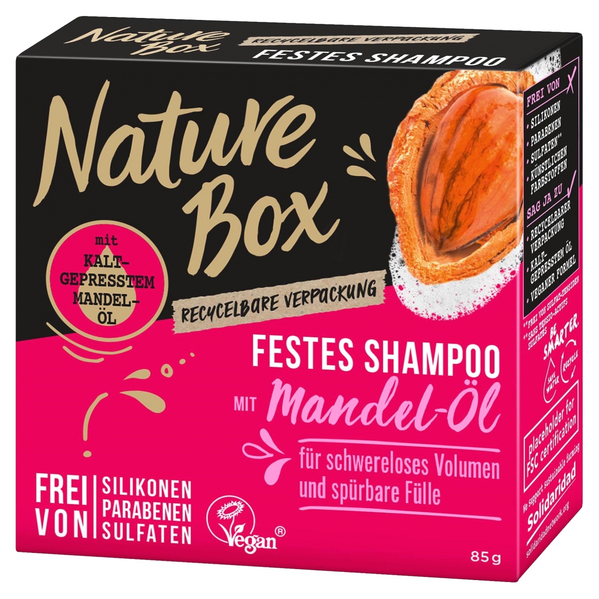 Šampon tuhý Nature box levně | Kupi.cz