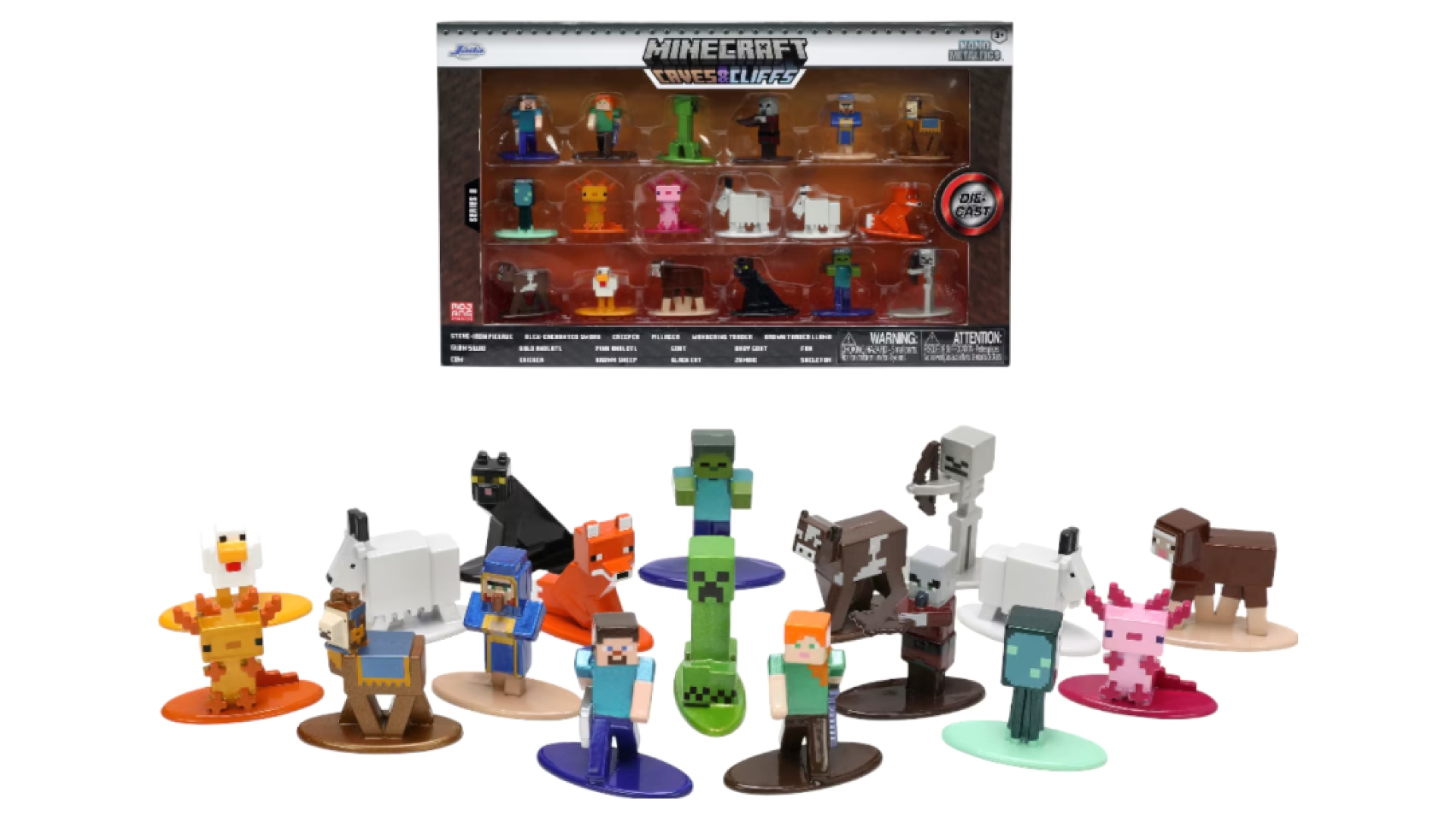 Sběratelské figurky Caves & Cliffs Minecraft Jada levně | Kupi.cz