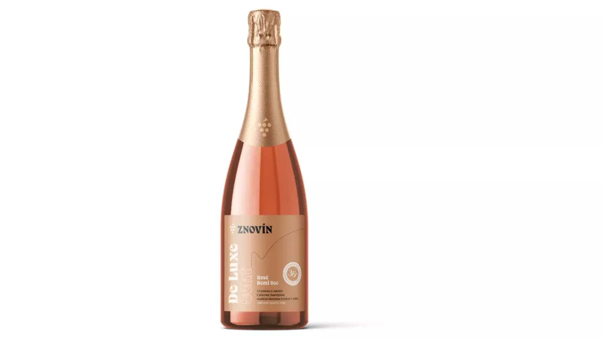 Sekt demi sec Rosé De Luxe Znovín, Znovín Znojmo levně | Kupi.cz