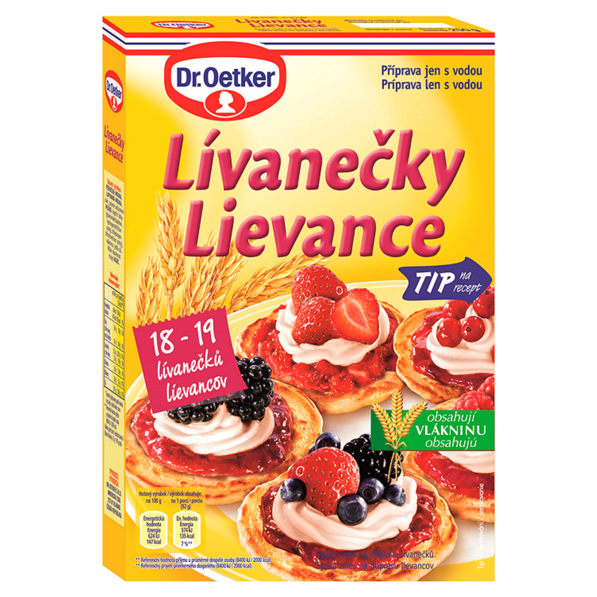 Směs na lívanečky Dr. Oetker levně | Kupi.cz