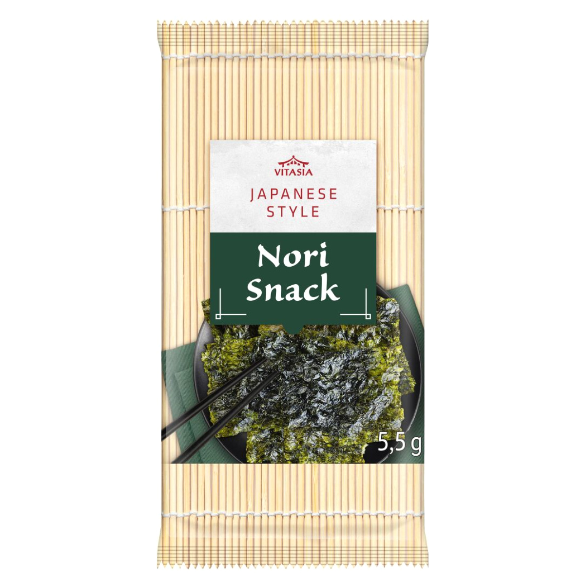 Snack s řasou Nori Japanese style Vitasia levně | Kupi.cz