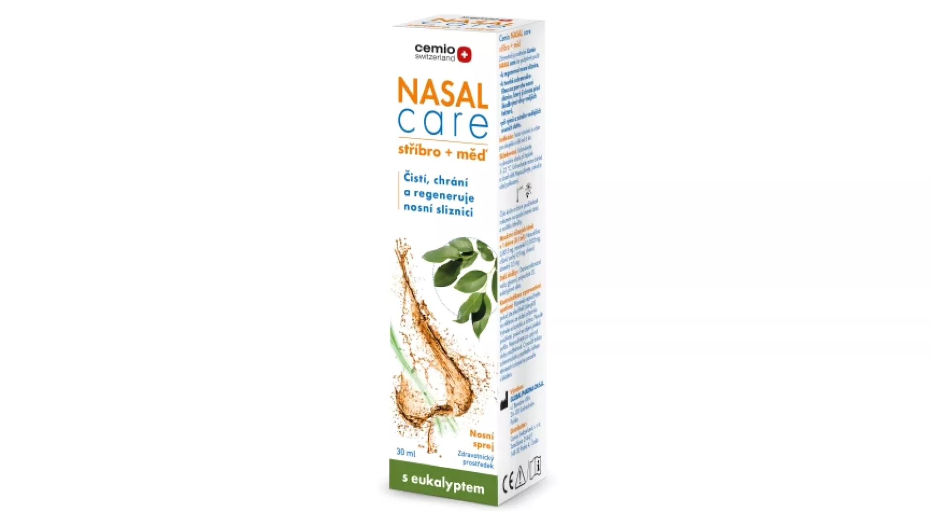 Sprej nosní mořská voda Nasal Care Cemio, Cemio Switzerland levně | Kupi.cz