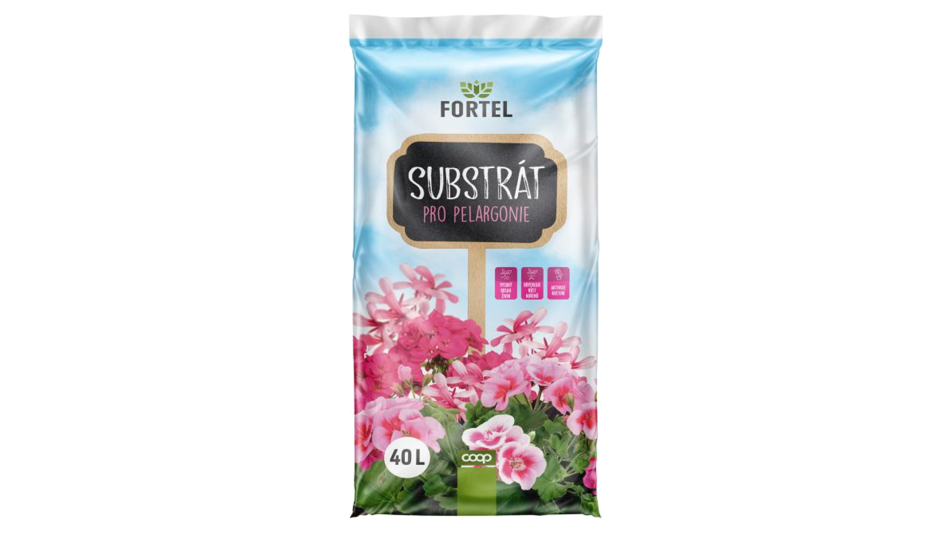 Substrát pro muškáty / pelargonie Fortel levně | Kupi.cz