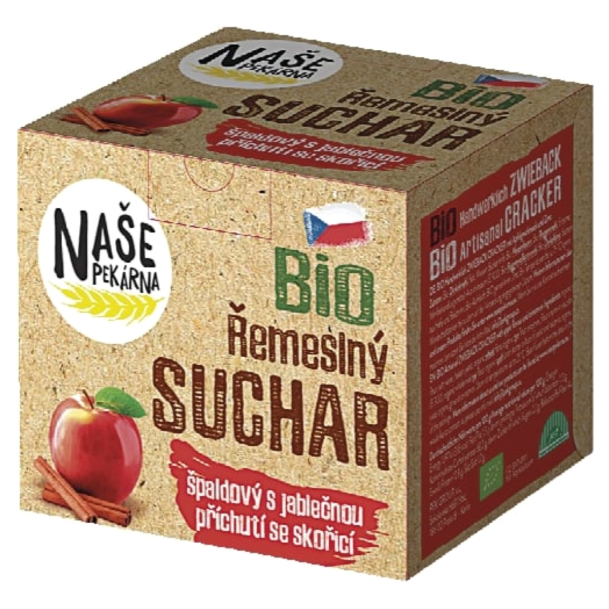 Suchar řemeslný bio Naše Pekárna v akci levně | Kupi.cz