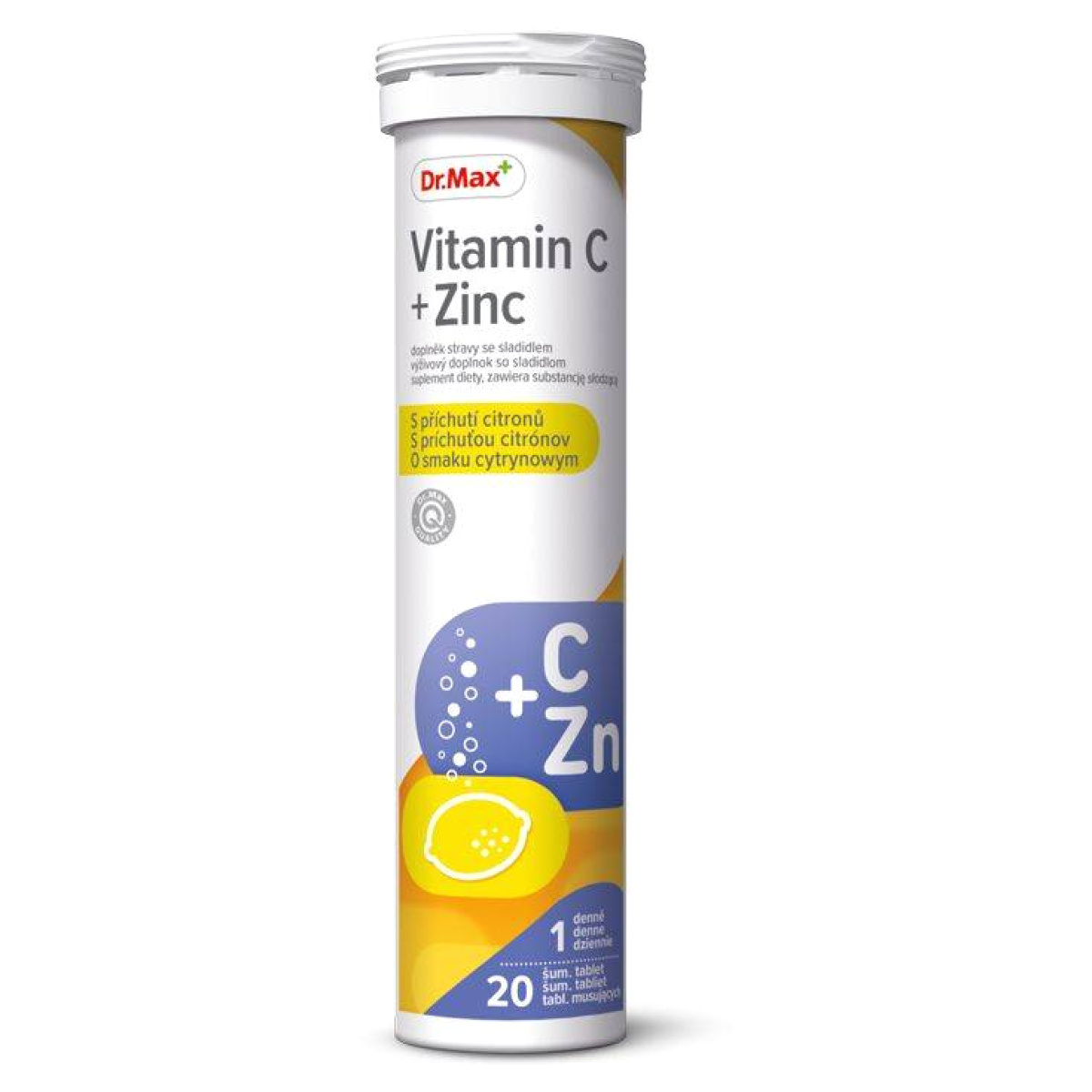Šumivé tablety Vitamin C + Zinek Dr.Max levně | Kupi.cz