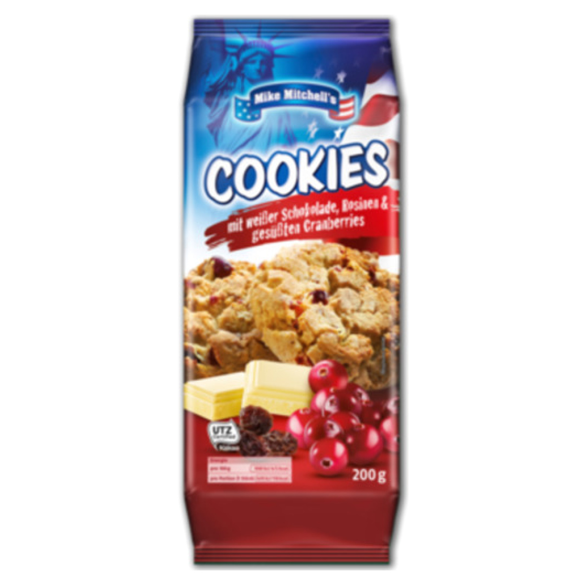 Sušenky americké Cookies Mike Mitchell's v akci levně | Kupi.cz