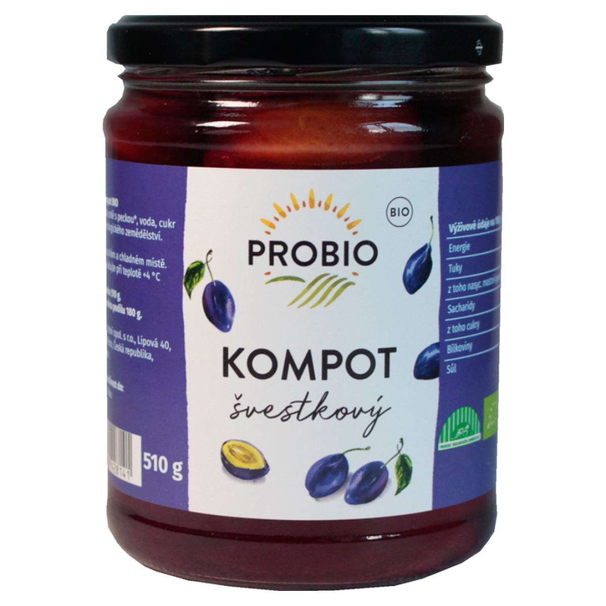 Švestkový kompot Probio levně | Kupi.cz