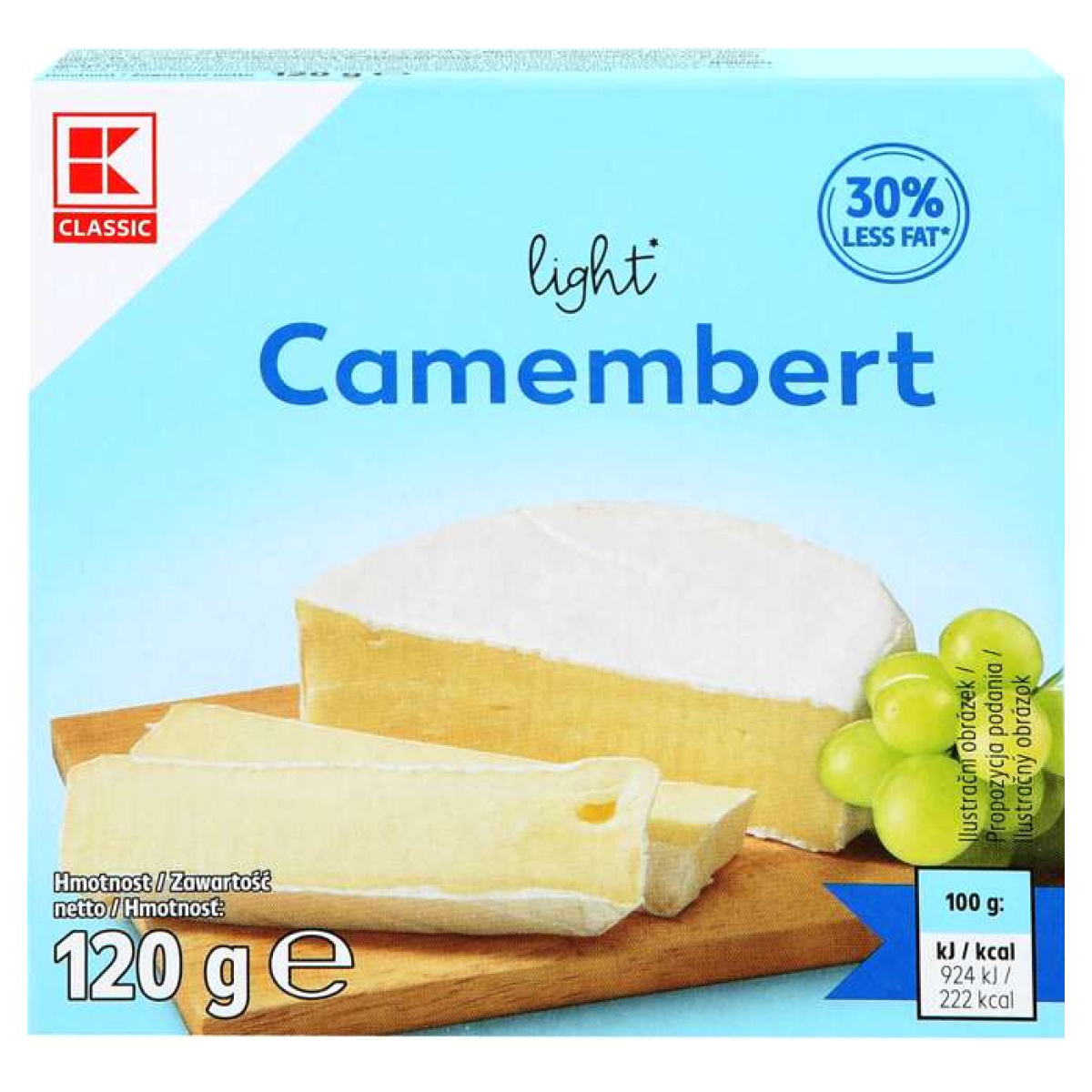 Sýr Camembert light K-Classic levně | Kupi.cz