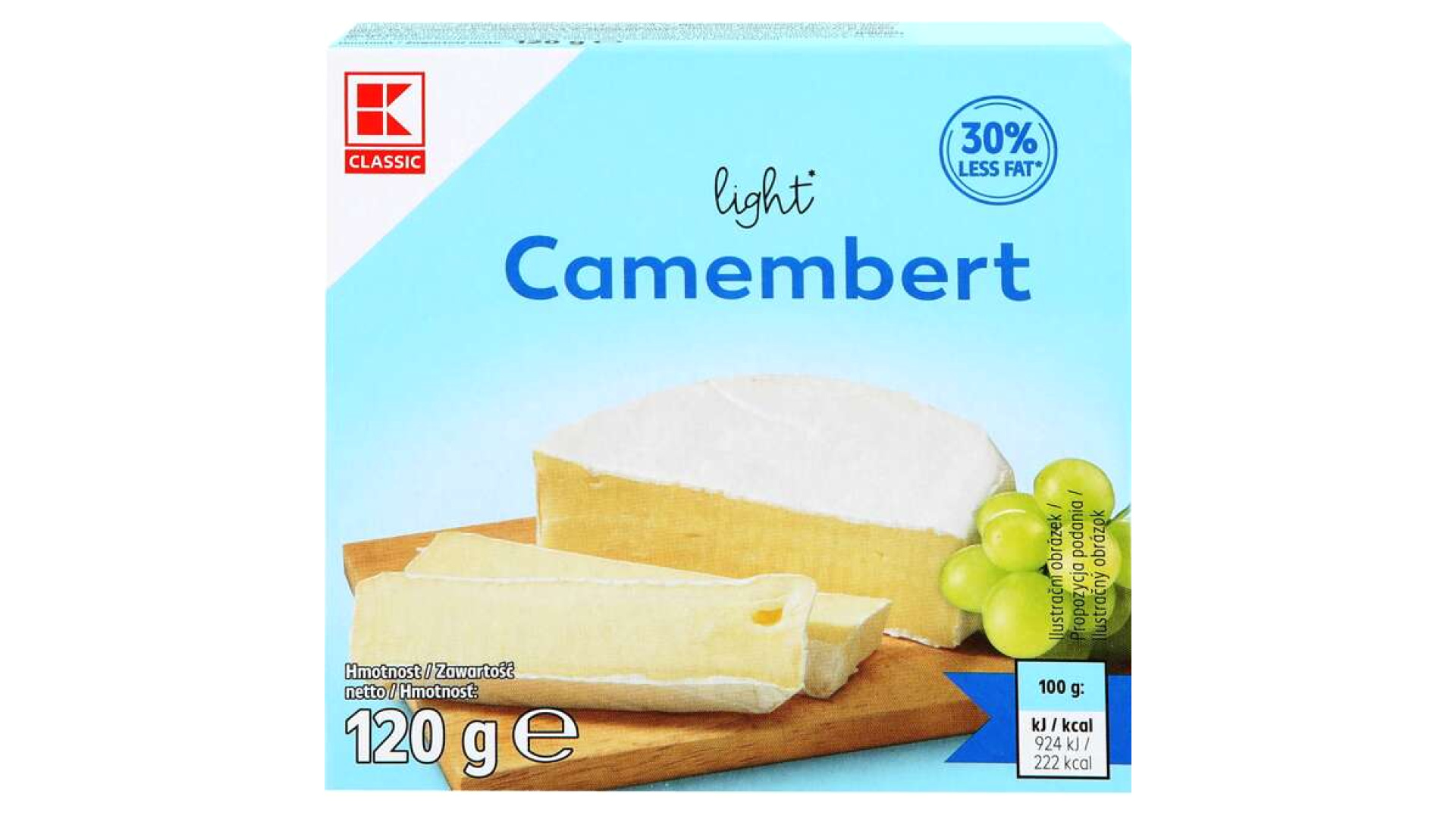 Sýr Camembert light K-Classic levně | Kupi.cz