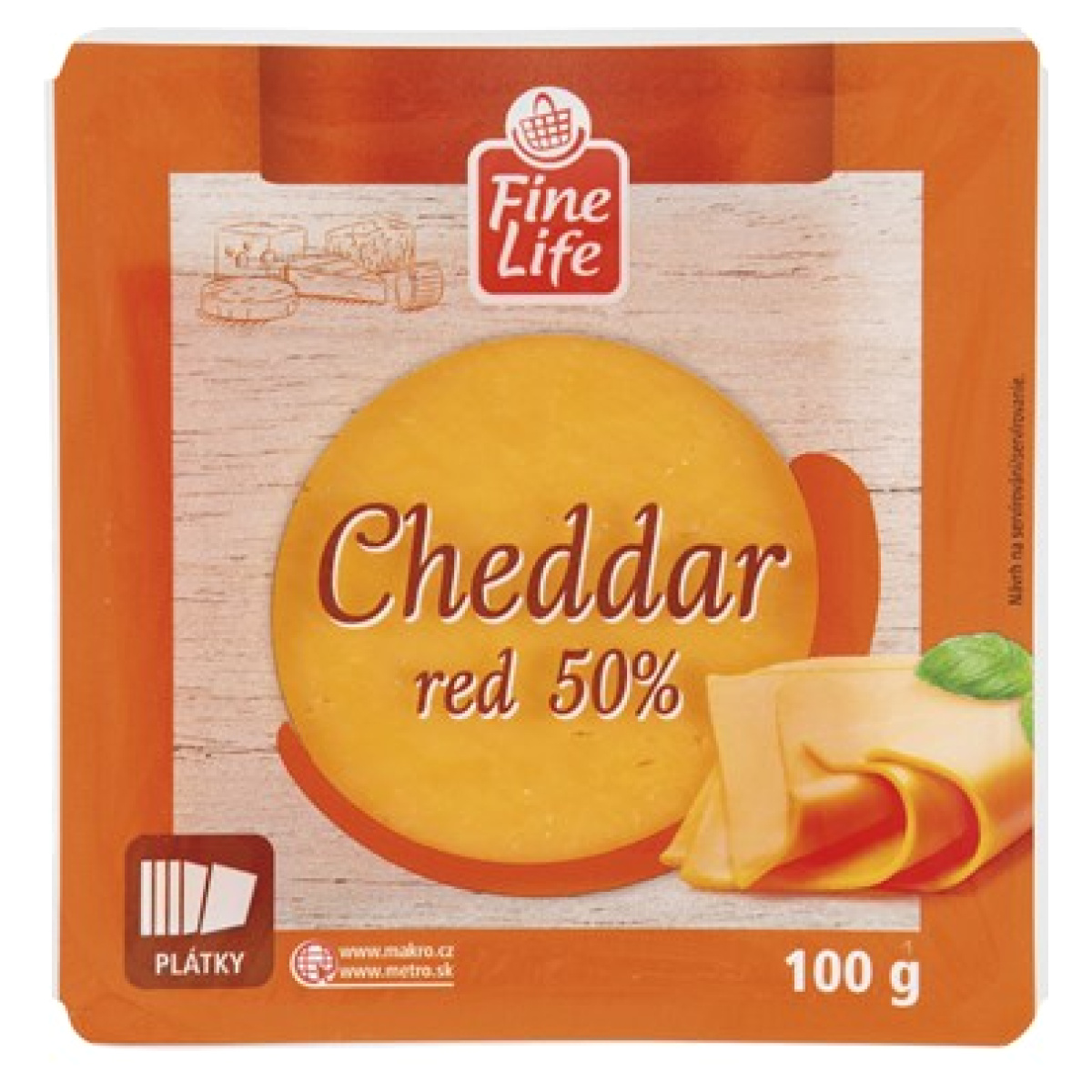 Sýr Cheddar red 50% Fine Life v akci levně | Kupi.cz