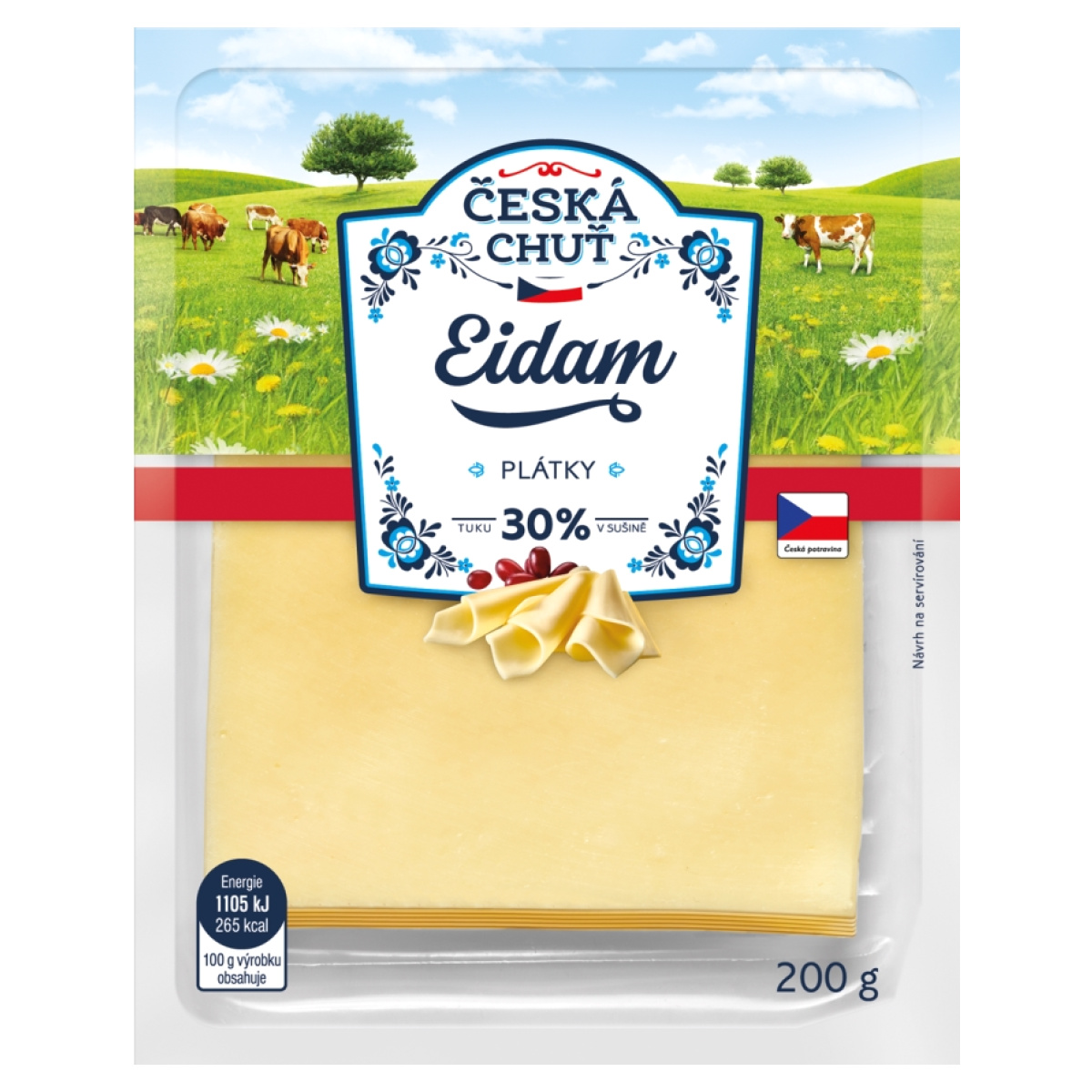 Sýr Eidam 30% Česká chuť levně | Kupi.cz