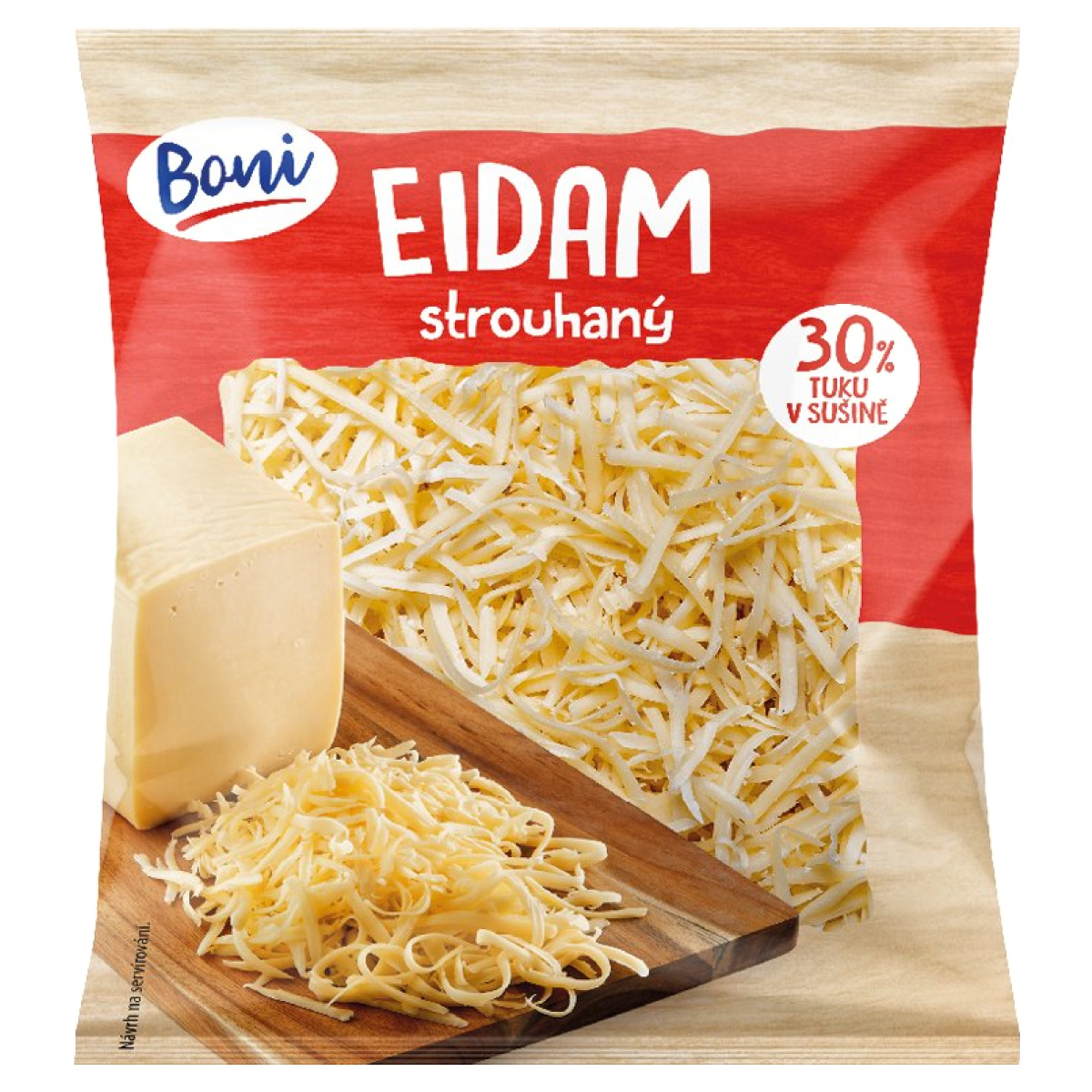 Sýr Eidam 30% strouhaný Boni levně | Kupi.cz