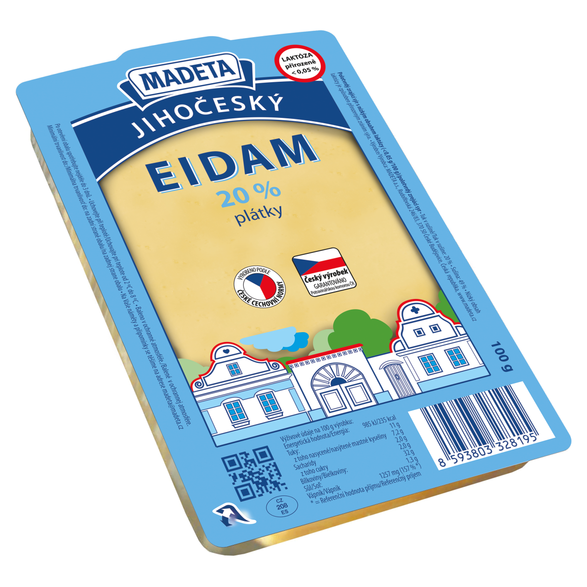 Sýr Eidam Jihočeský 20% Madeta levně | Kupi.cz