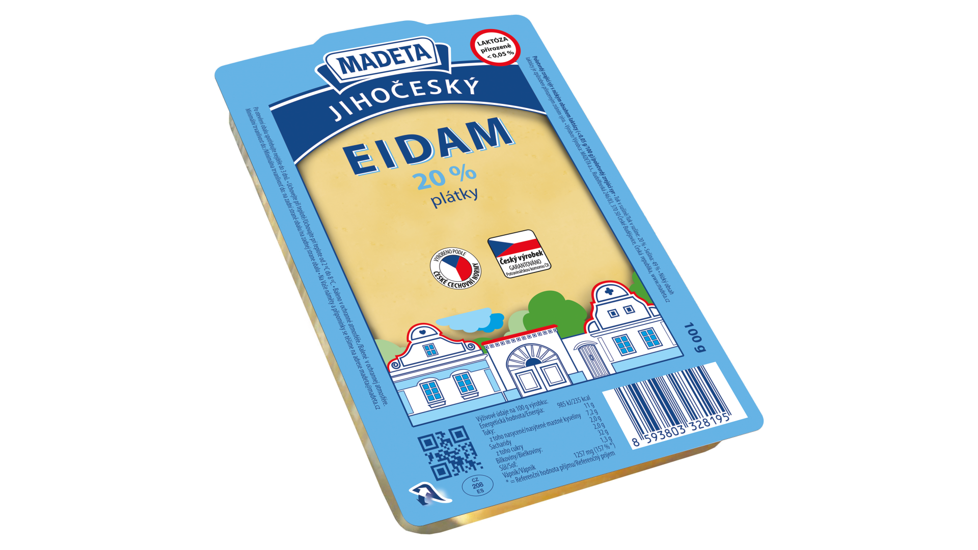 Sýr Eidam Jihočeský 20% Madeta levně | Kupi.cz