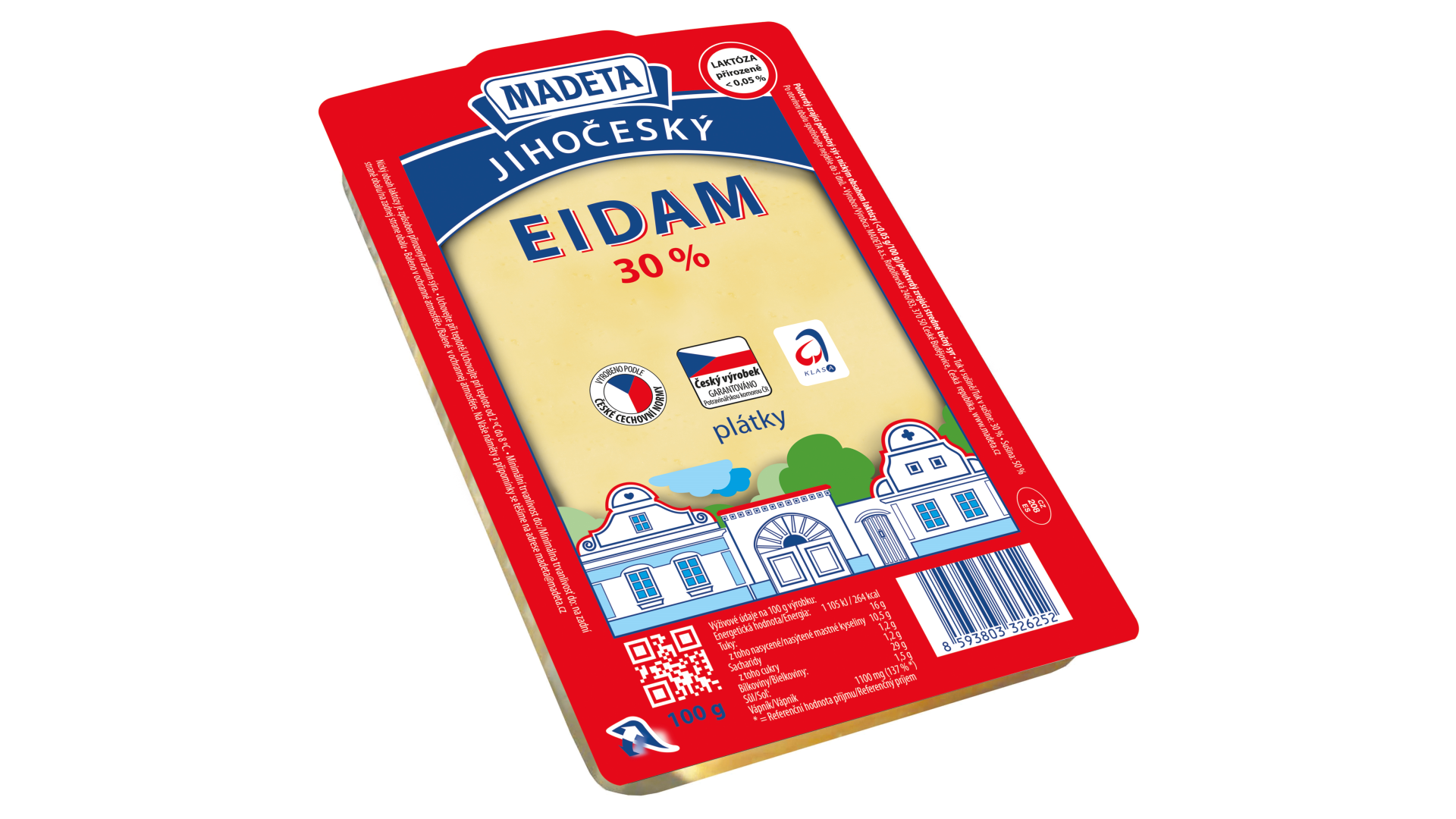 Sýr Eidam Jihočeský 30% Madeta v akci levně | Kupi.cz