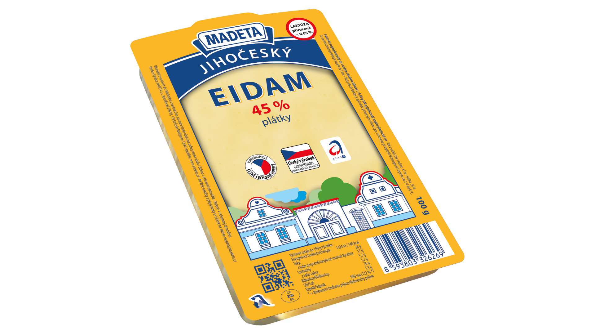 Sýr Eidam Jihočeský 45% Madeta levně | Kupi.cz