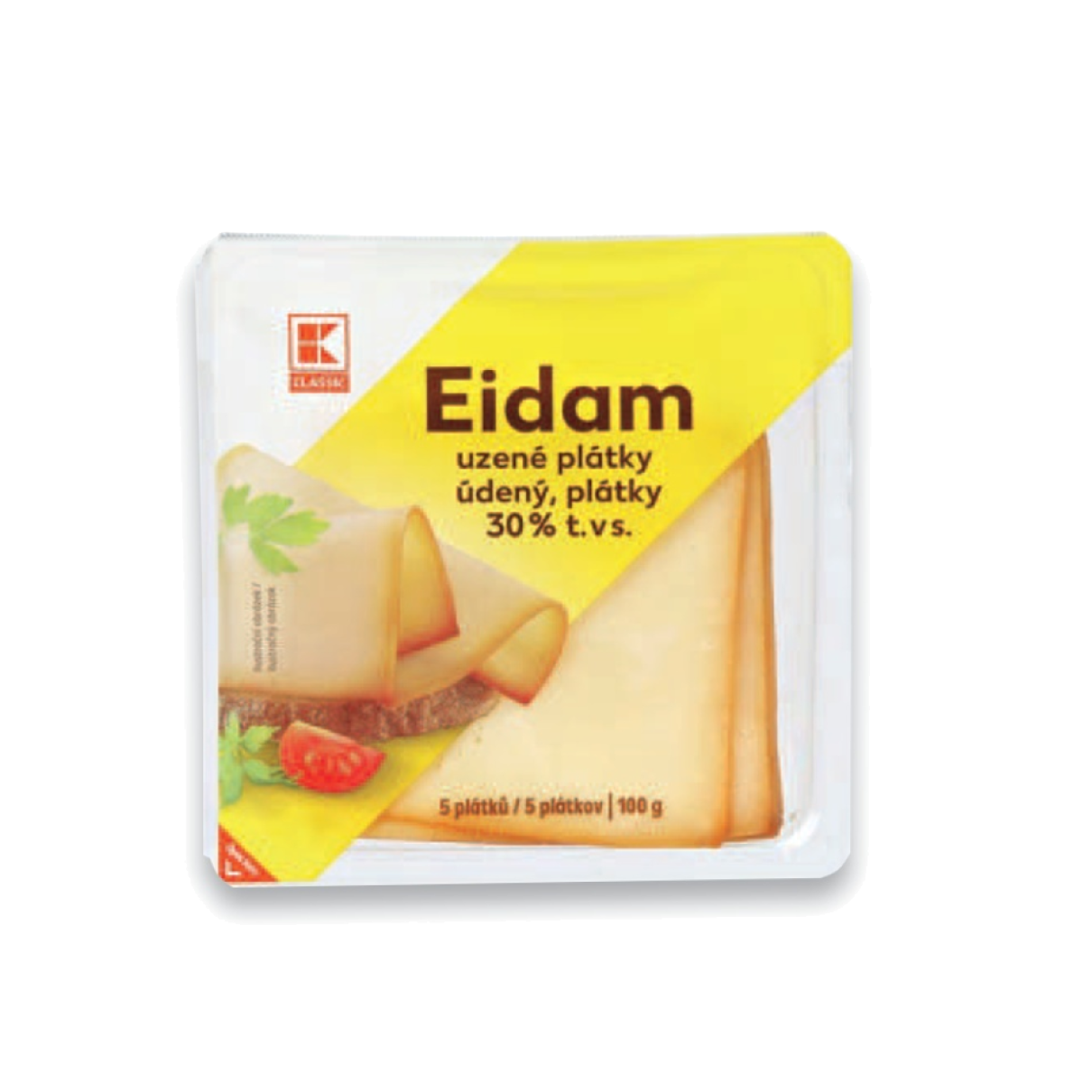 Sýr Eidam uzený K-Classic levně | Kupi.cz