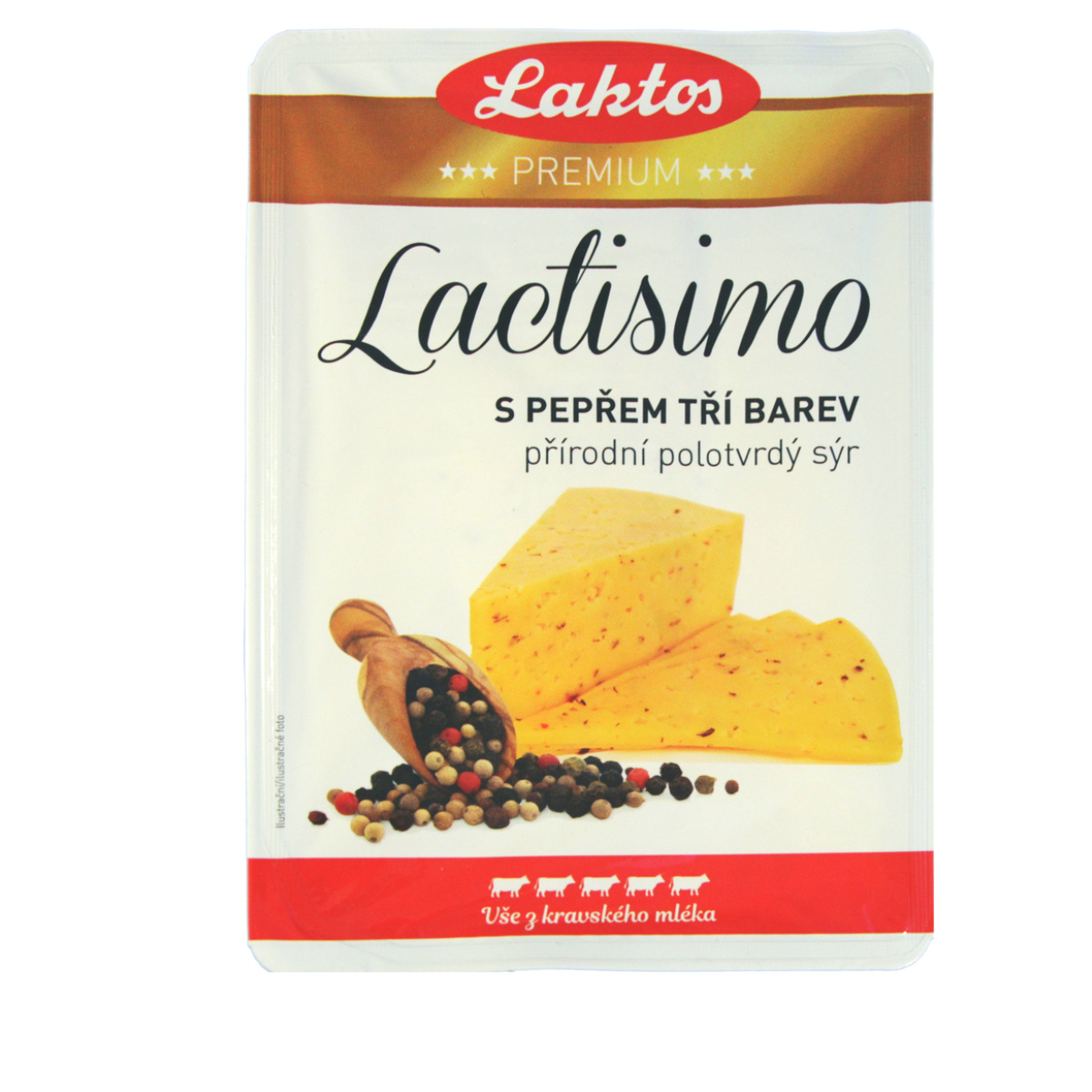 Sýr Lactisimo s pepřem Laktos levně | Kupi.cz