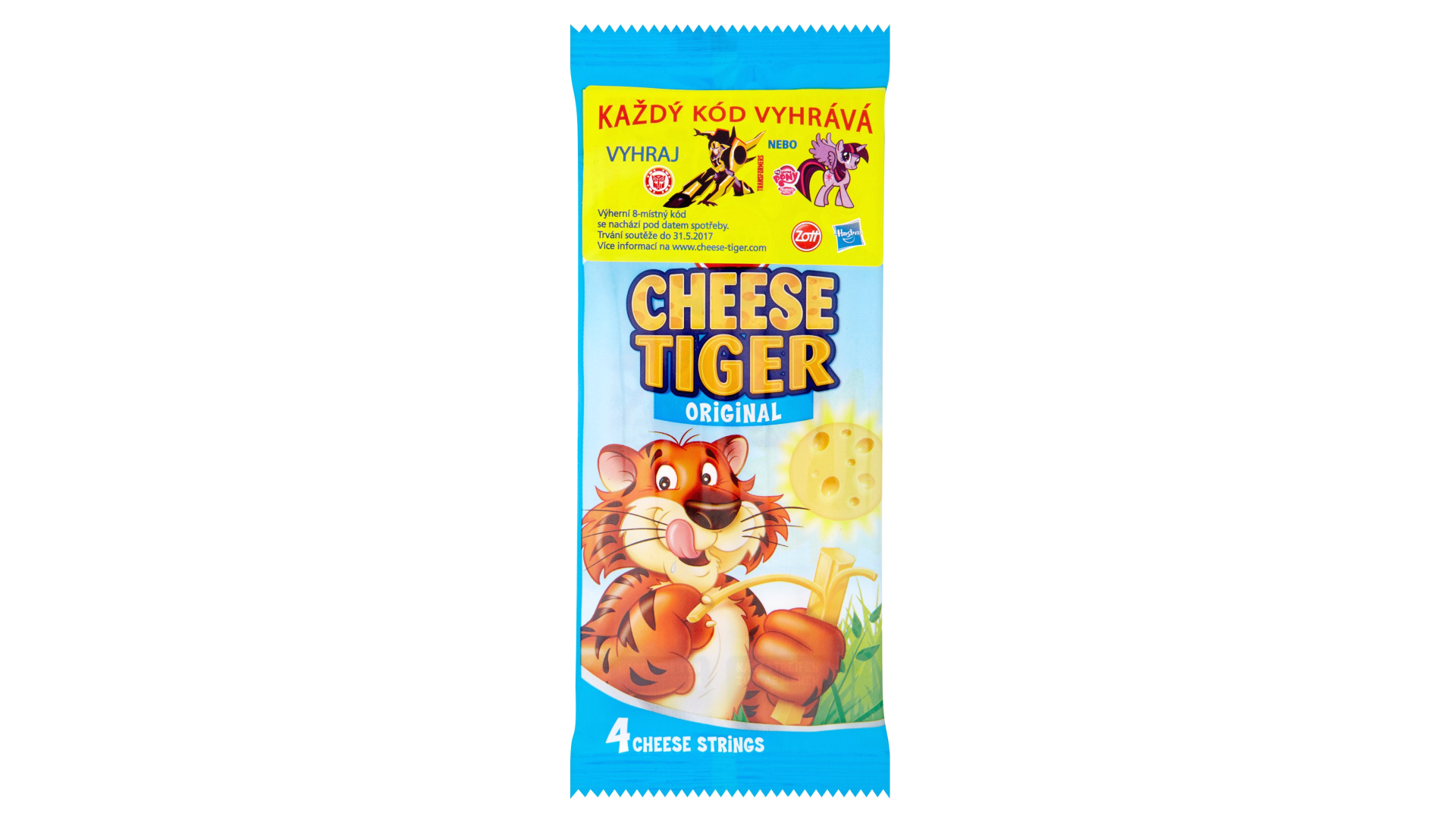 Sýrové tyčinky Cheese Tiger Zott levně | Kupi.cz