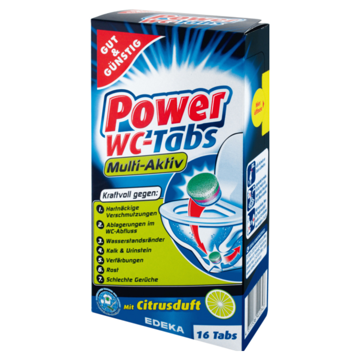 Tablety do WC Power Gut&Günstig Edeka, Gut & Günstig levně | Kupi.cz