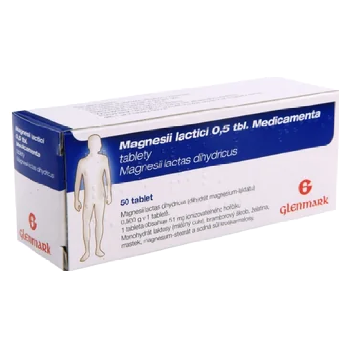 Tablety Medicamenta Magnesii lactici, Glenmark Pharmaceuticals s.r.o ...