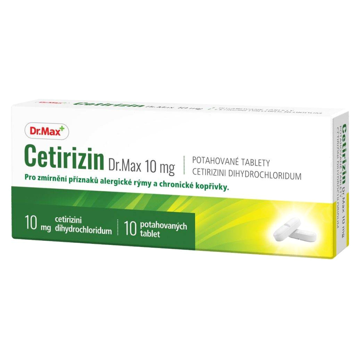 Tablety na zmírnění alergie Cetirizin Dr.Max v akci levně | Kupi.cz