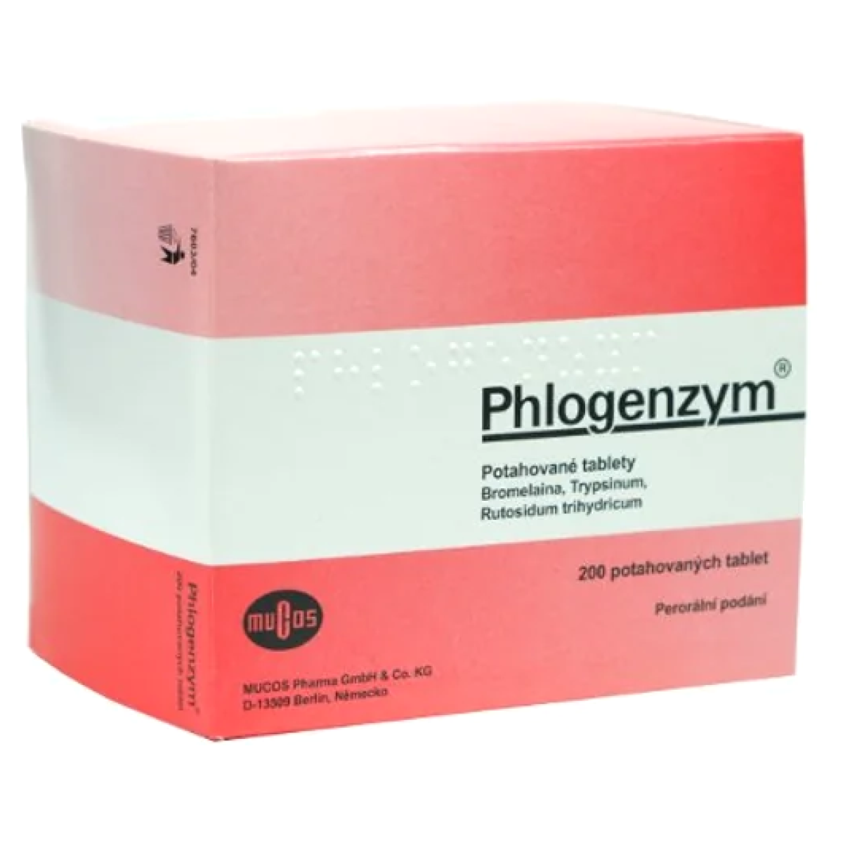 Tablety na otoky a záněty Phlogenzym Mucos, Mucos Pharma v akci levně ...
