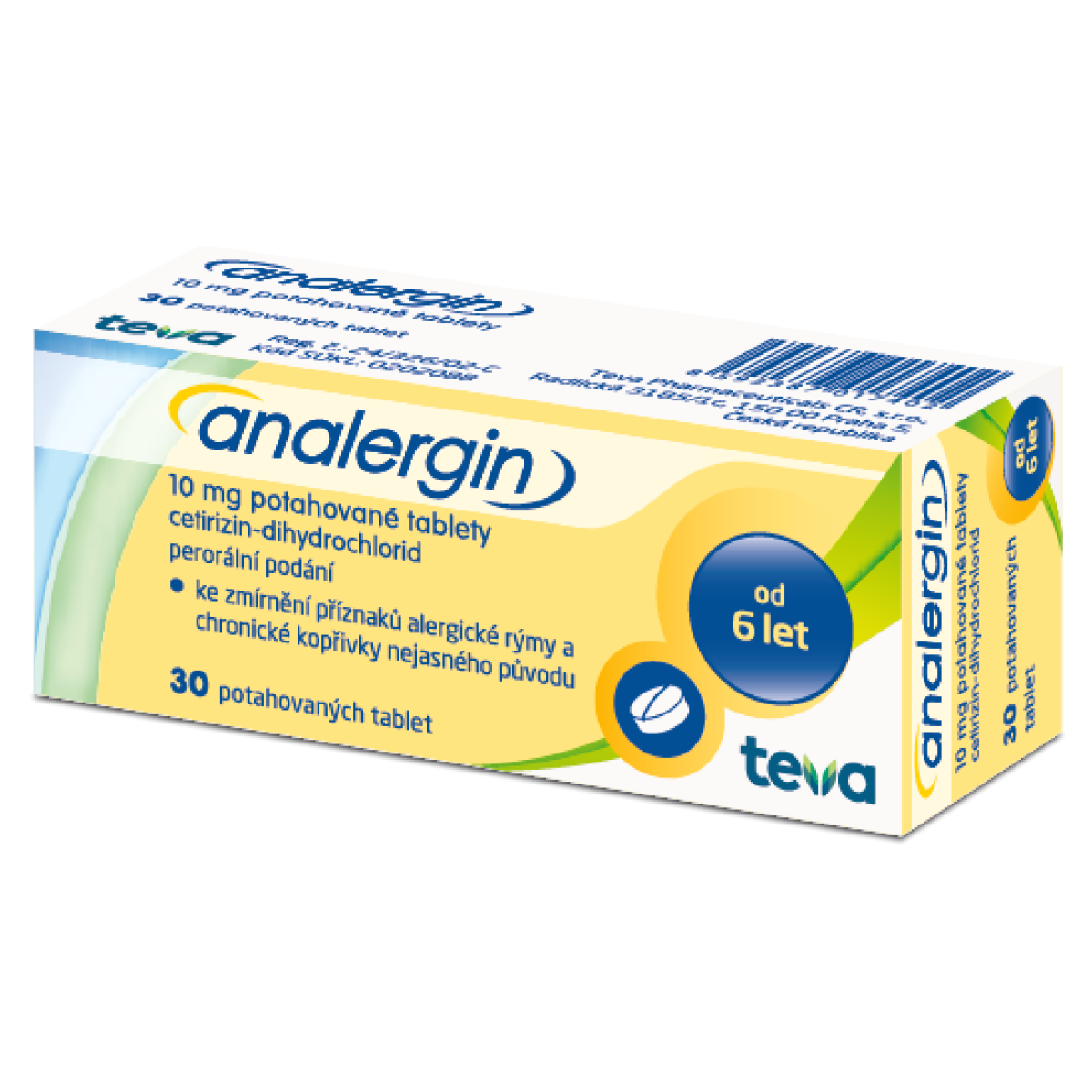 Tablety proti alergii Analergin, Teva Pharmaceuticals levně | Kupi.cz