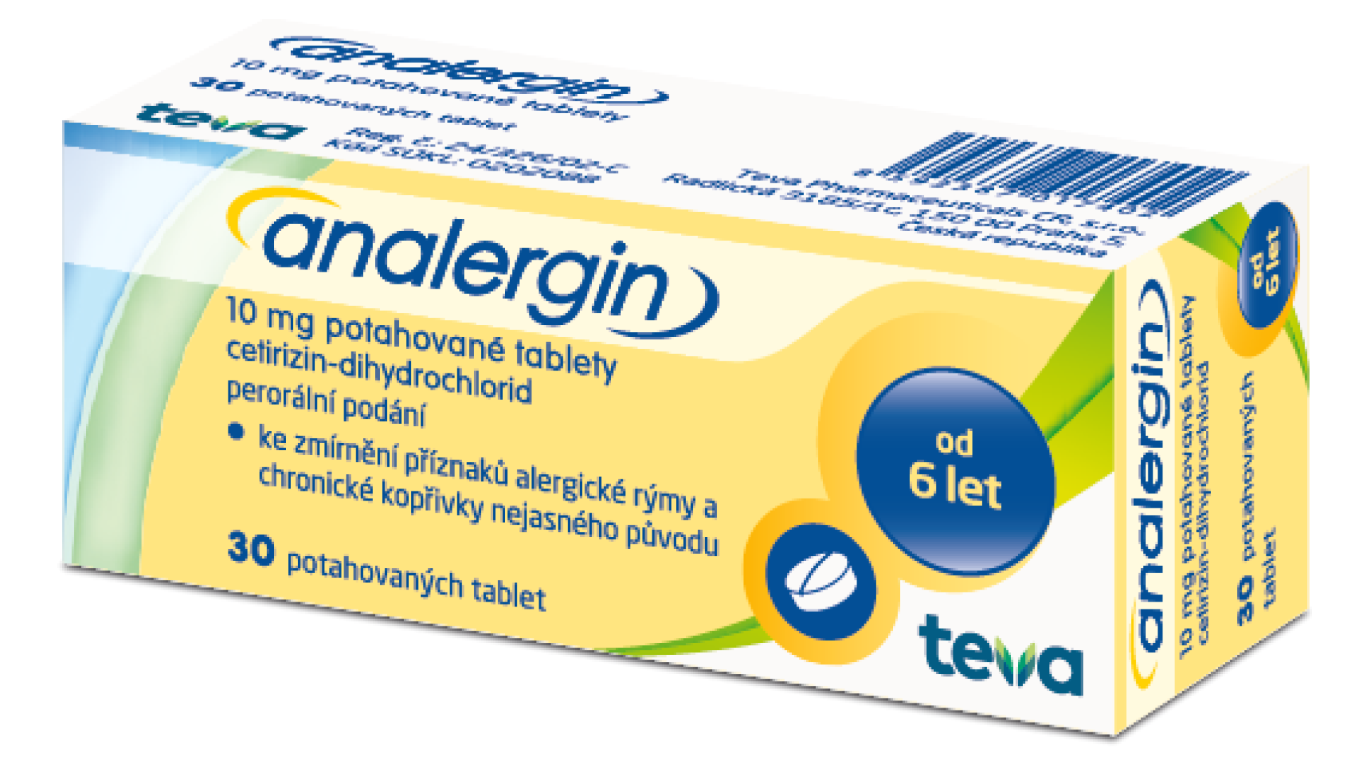 Tablety proti alergii Analergin, Teva Pharmaceuticals levně | Kupi.cz