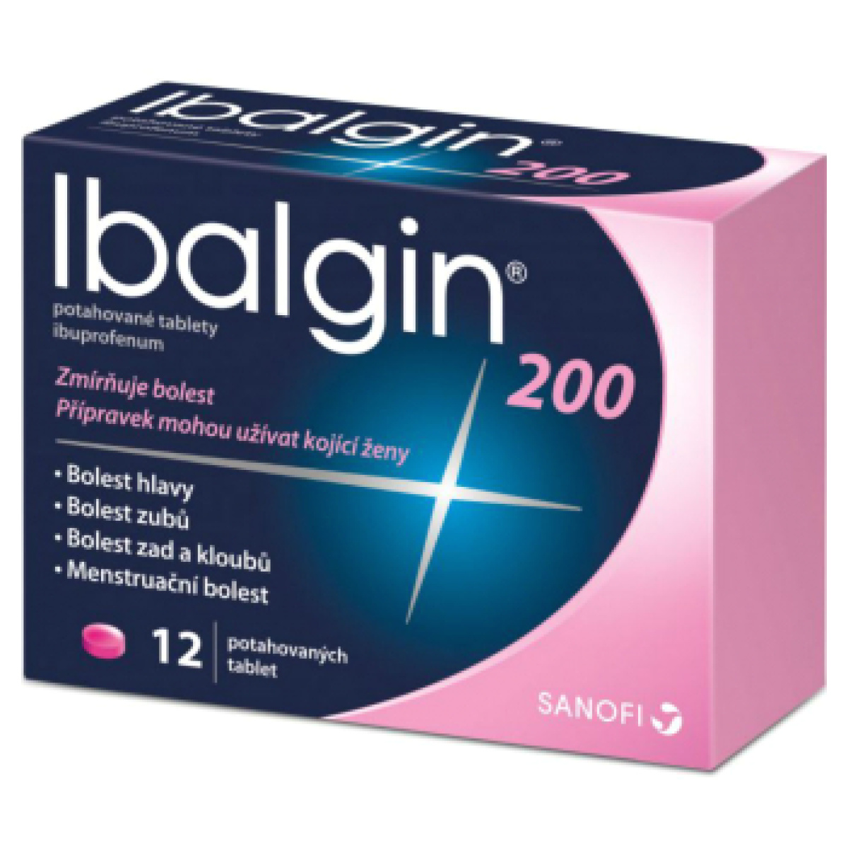 Tablety proti bolesti 200 Ibalgin, Sanofi levně | Kupi.cz