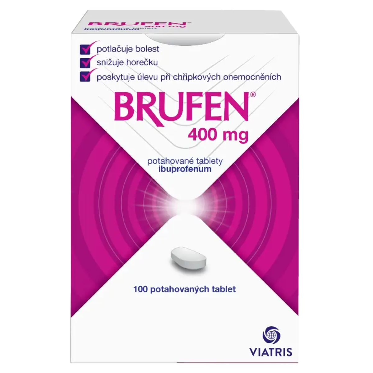 Tablety proti bolesti 400 Brufen Viatris v akci levně | Kupi.cz
