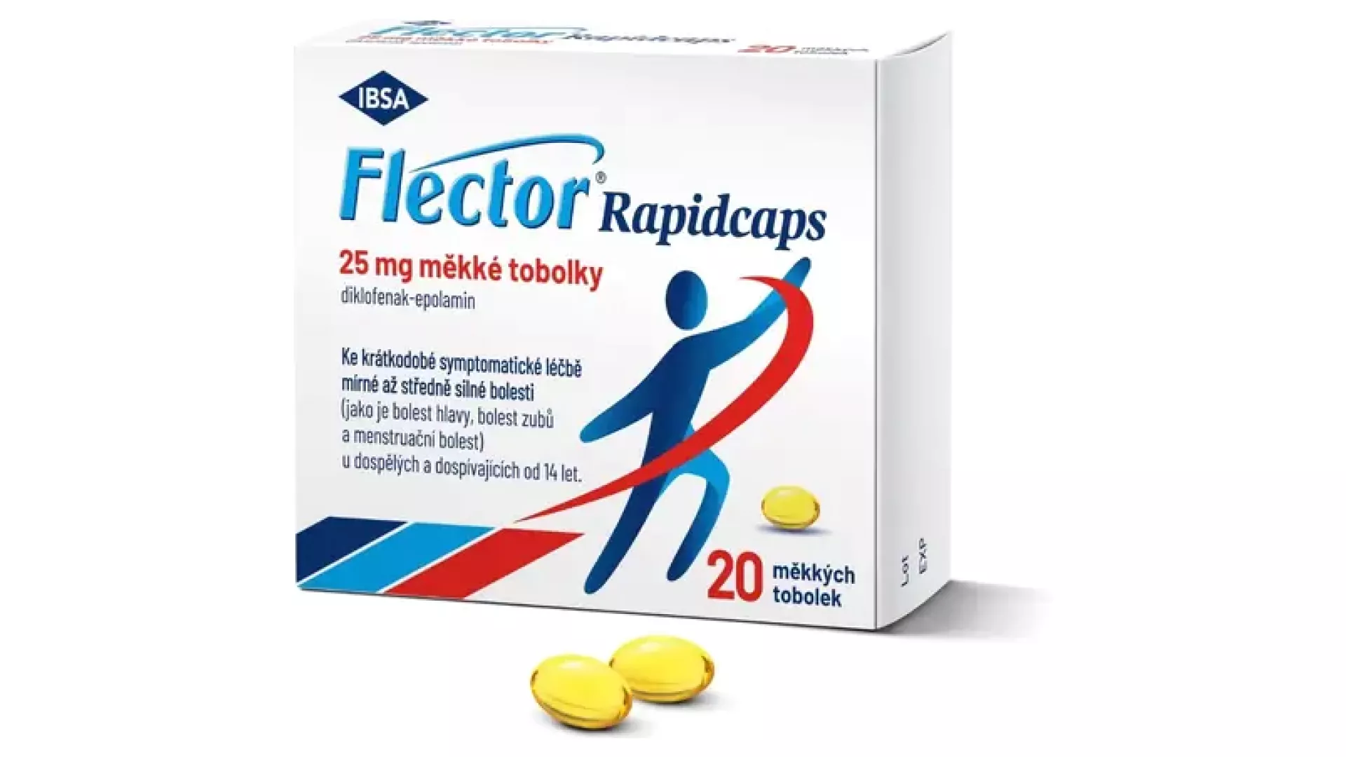 Tablety proti bolesti Rapidcaps Flector, IBSA v akci levně | Kupi.cz