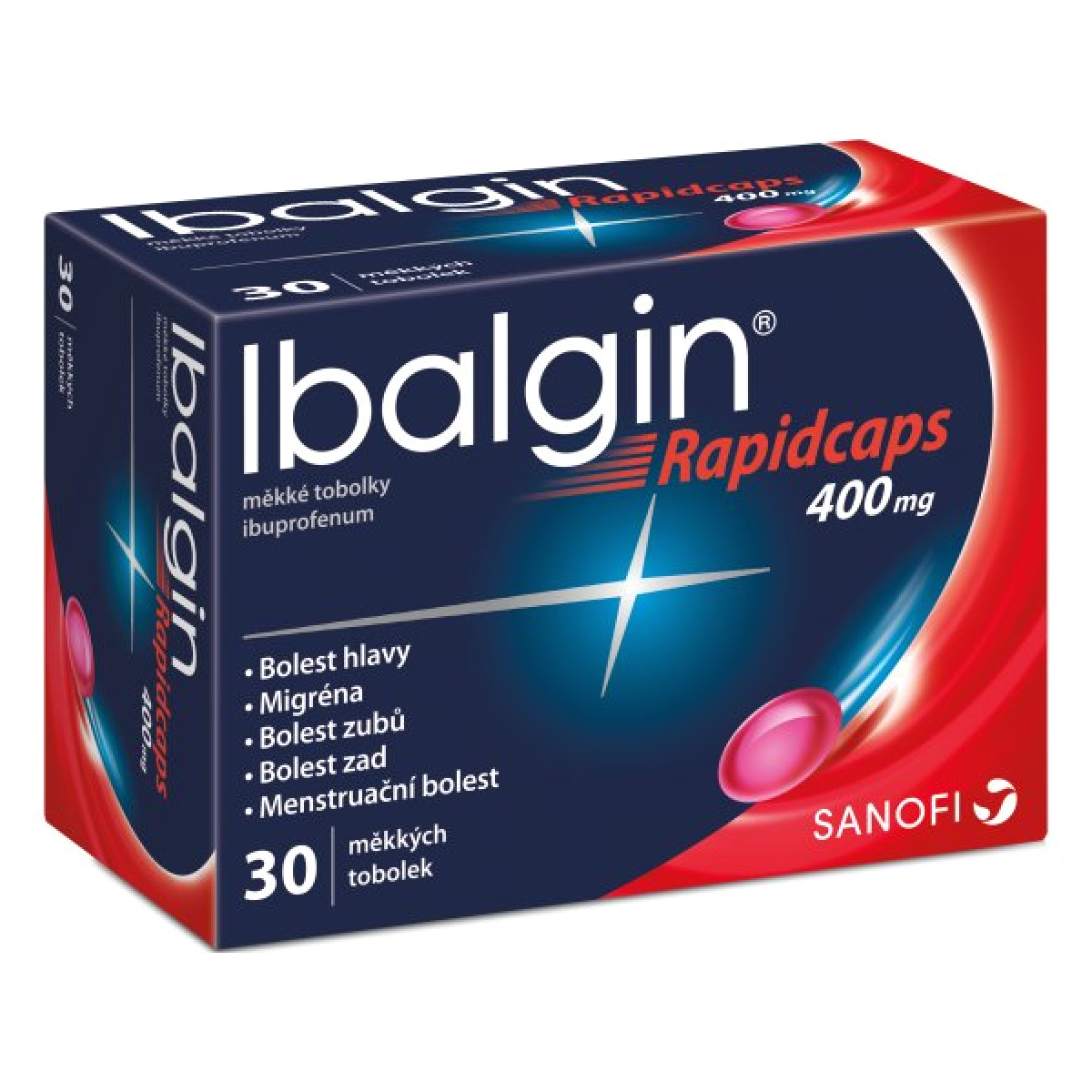 Tablety proti bolesti Rapidcaps Ibalgin, Sanofi v akci levně | Kupi.cz