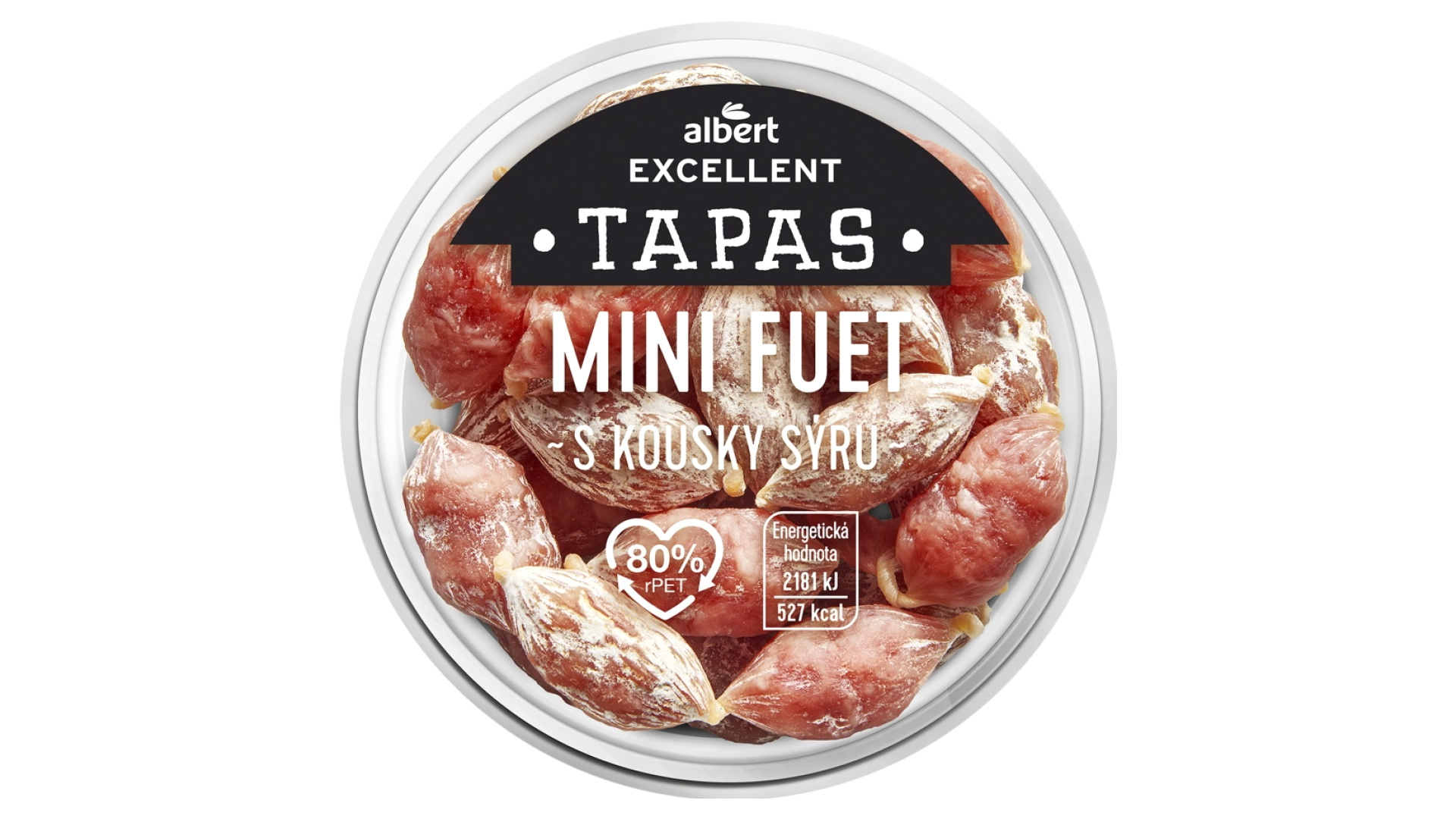 Tapas Fuet s kousky sýru Albert Excellent levně | Kupi.cz