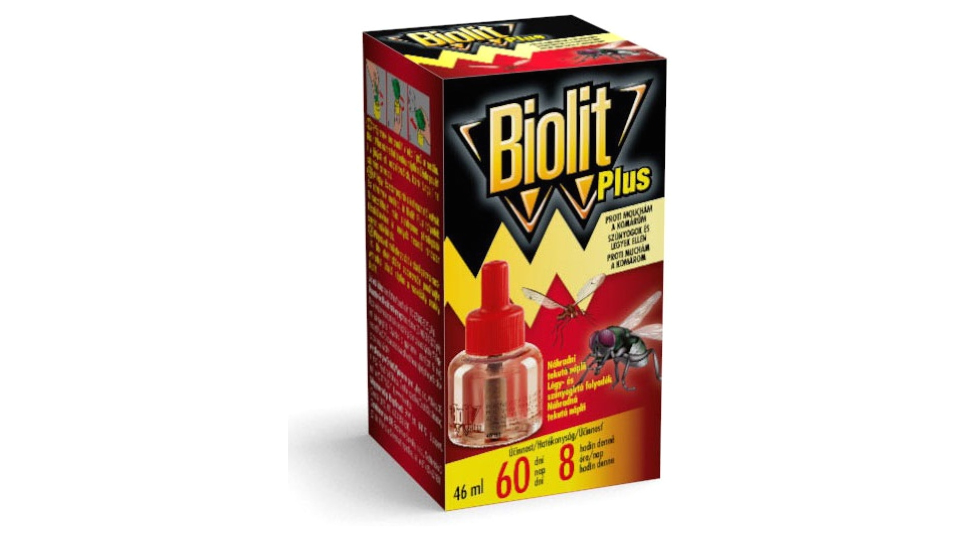 Odpařovač elektrický proti mouchám a komárům Plus Biolit - náplň levně ...