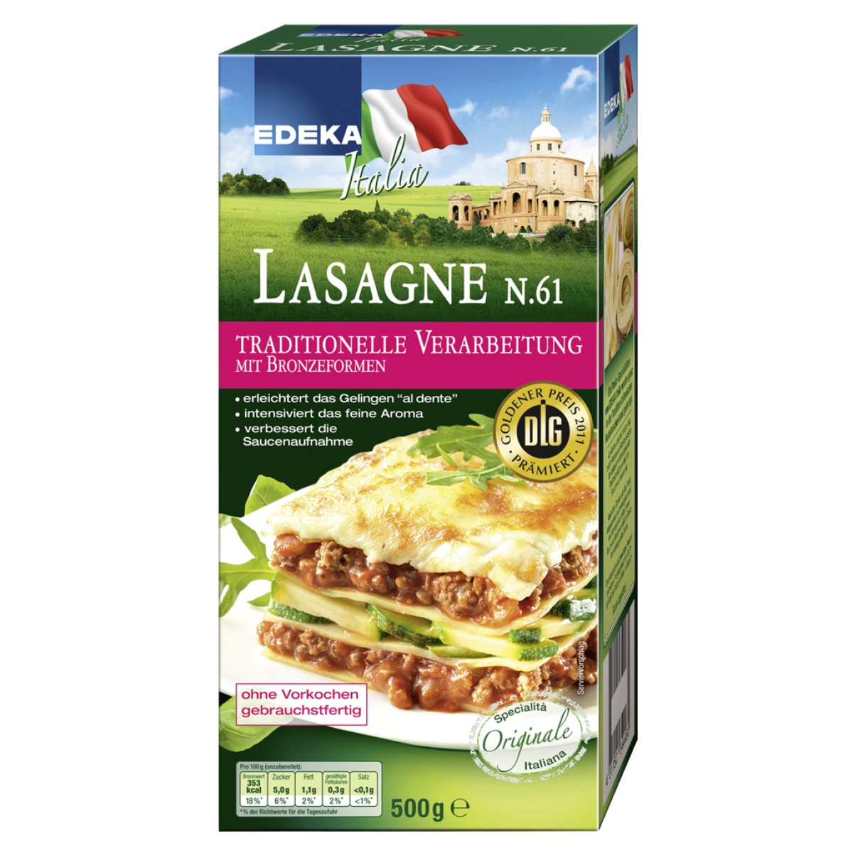 Těstoviny lasagne Edeka levně | Kupi.cz