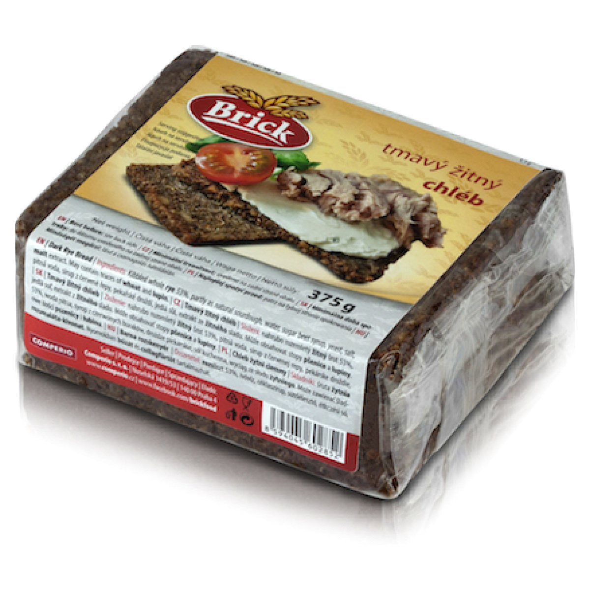 Tmavý žitný chléb Brick levně | Kupi.cz