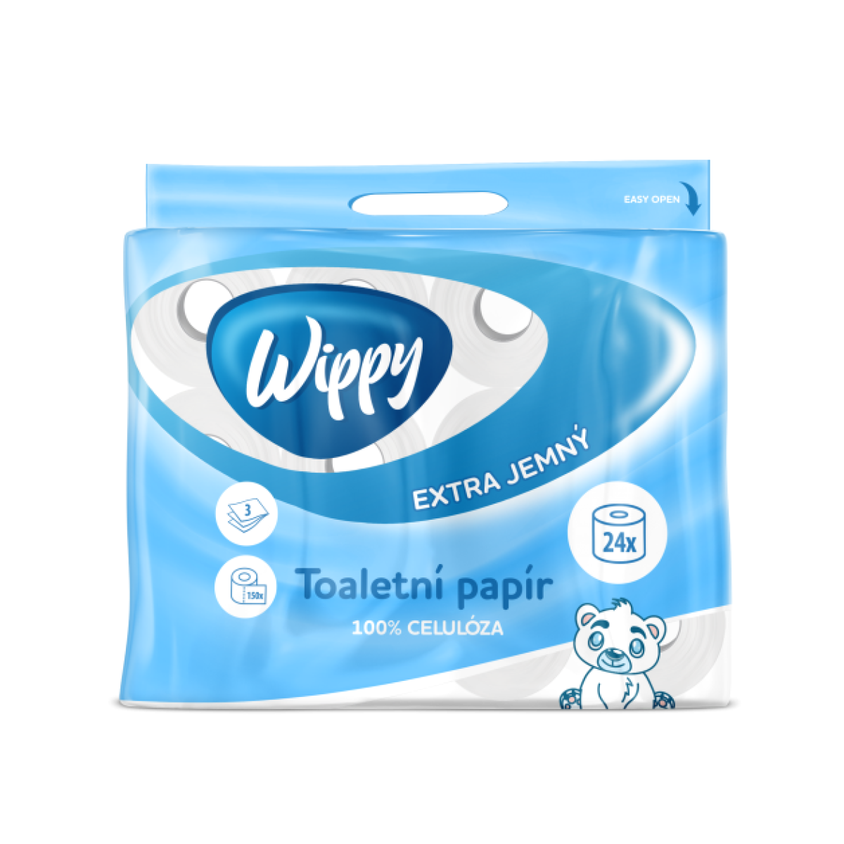 Toaletní papír 3vrstvý Wippy v akci levně | Kupi.cz