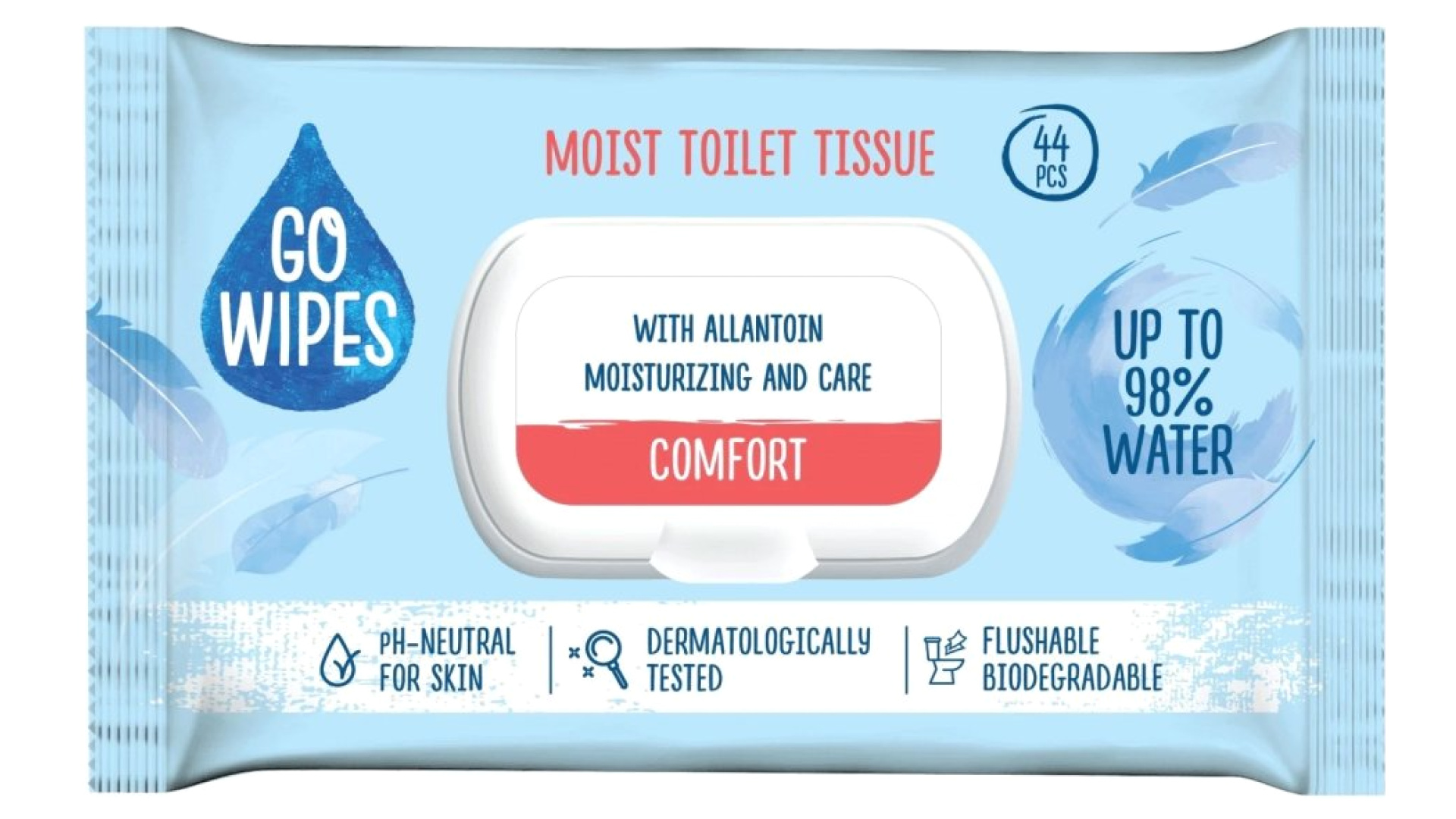 Toaletní papír vlhčený Go Wipes v akci levně | Kupi.cz