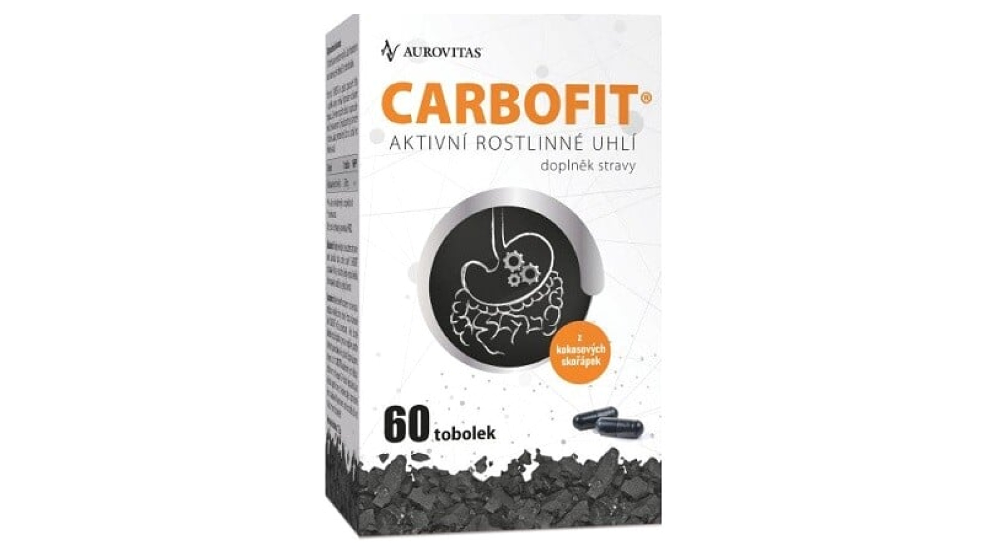 Tobolky aktivní rostlinné uhlí Carbofit, Senimed v akci levně | Kupi.cz