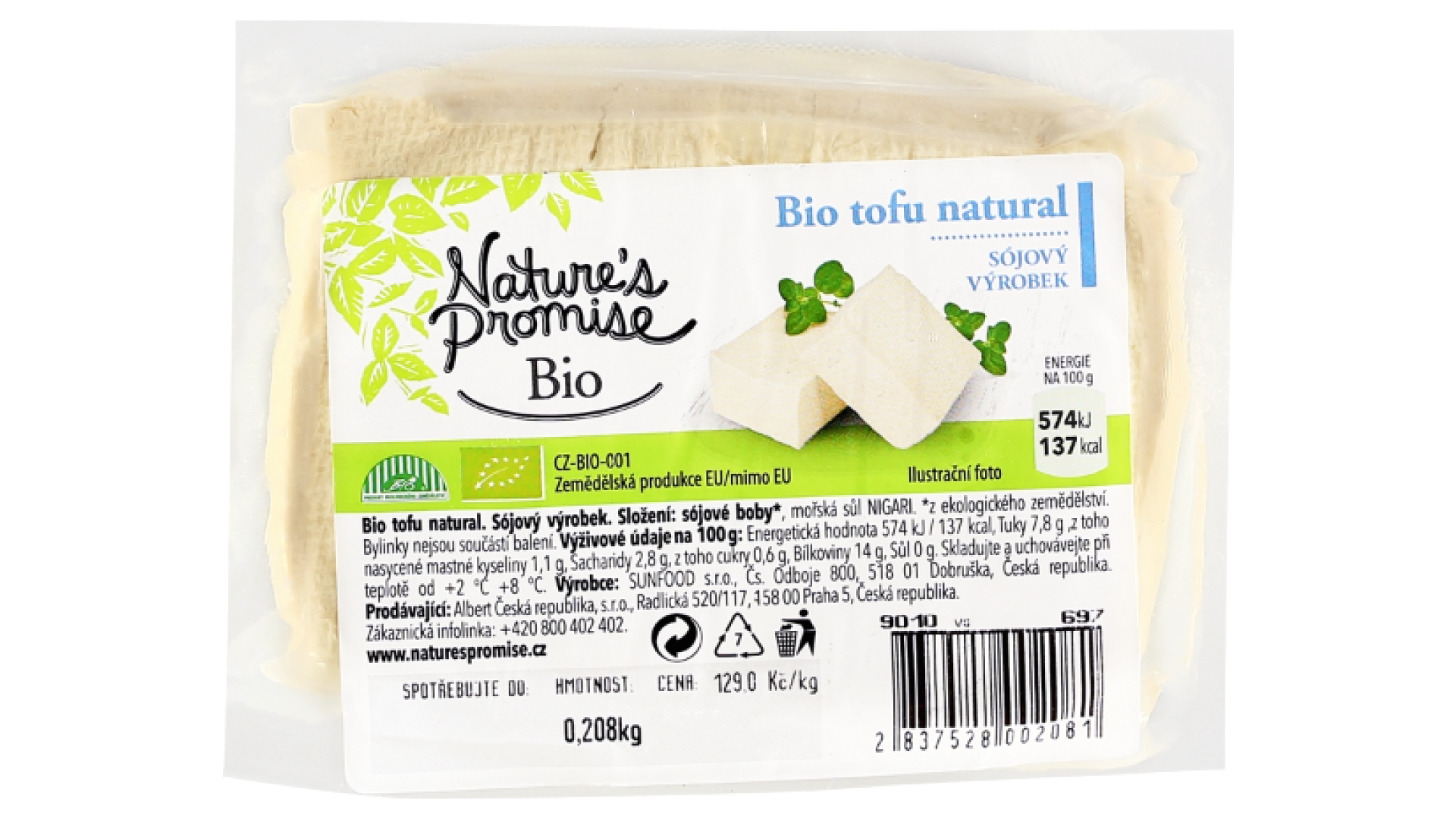 Tofu bio Nature's Promise v akci levně | Kupi.cz