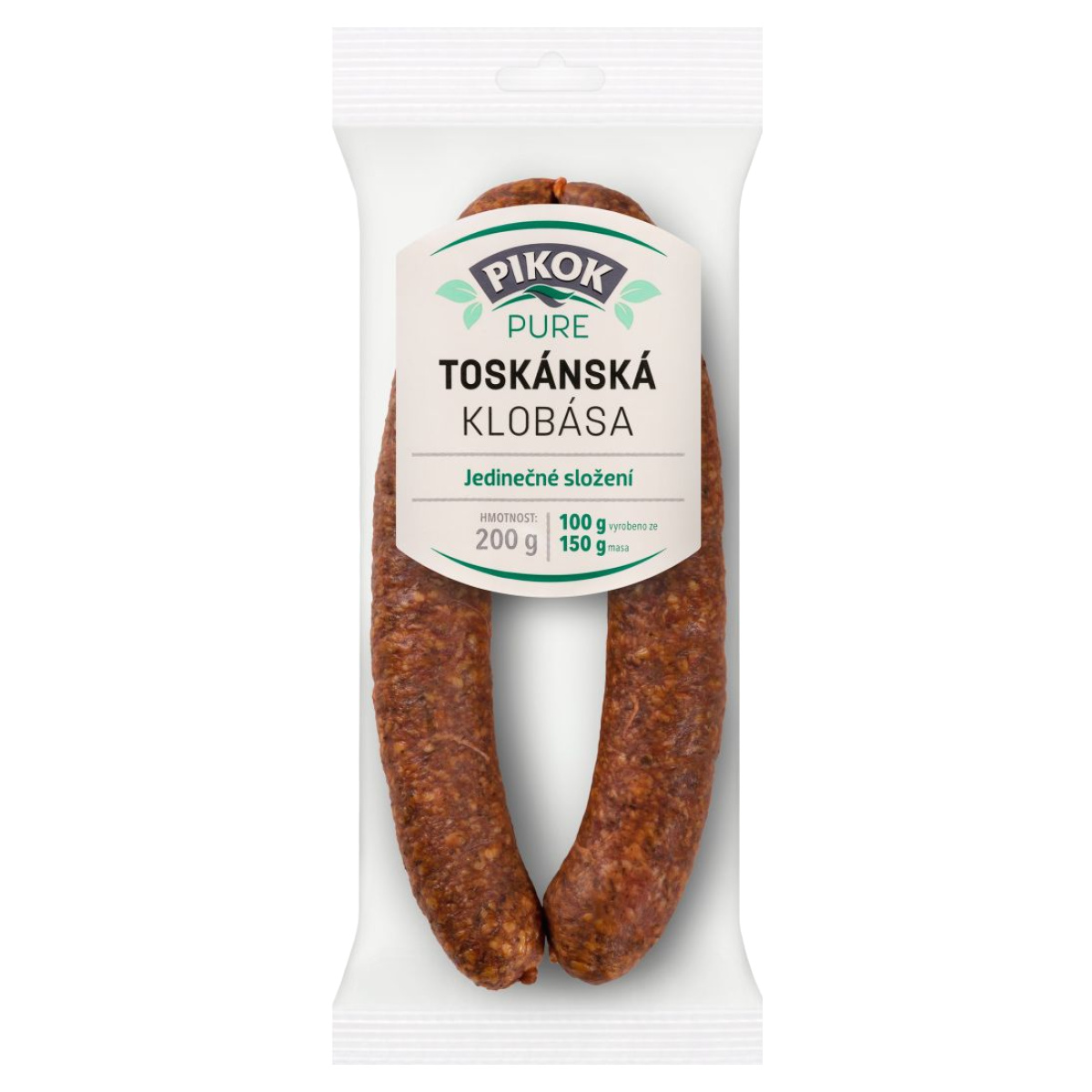 Toskánská klobása Pikok Pure levně | Kupi.cz